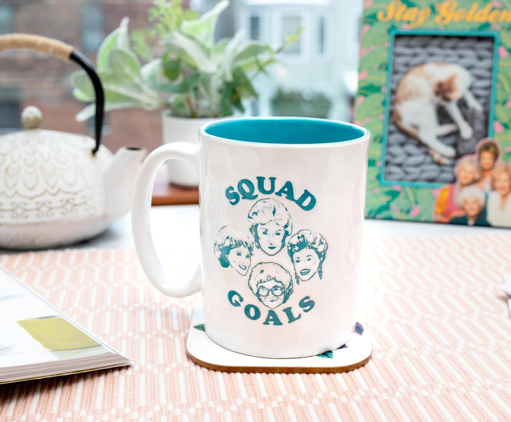 Silver Buffalo The Golden Girls Squad Goals Ceramic Pottery Mug | Holds ...