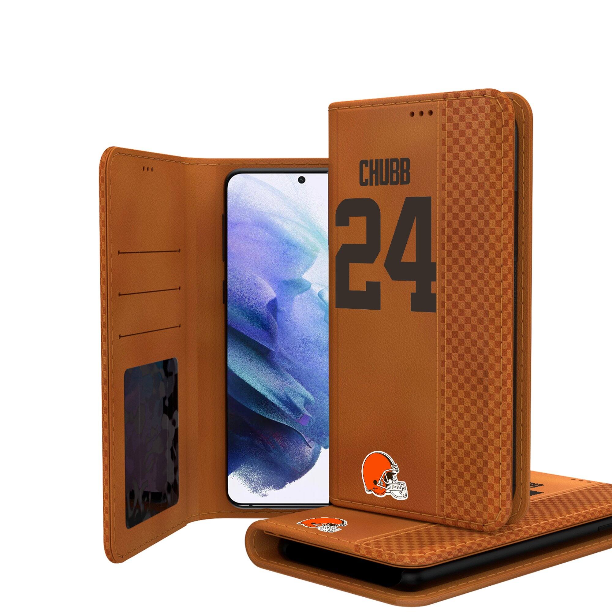 Keyscaper - Nick Chubb Cleveland Browns Galaxy Folio - S22 Ultra ...