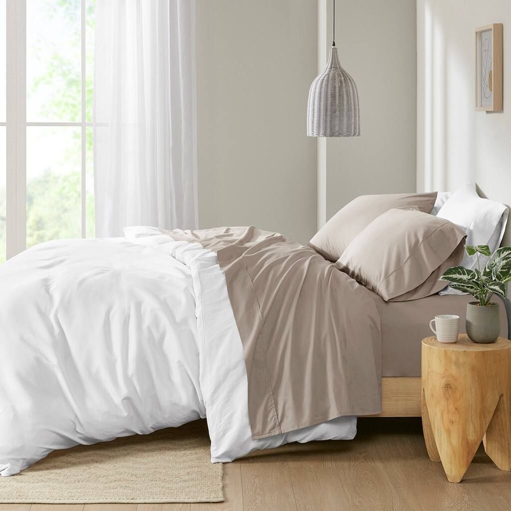 Gracie Mills Clementine 200 Thread Count Year Round Cotton Percale ...