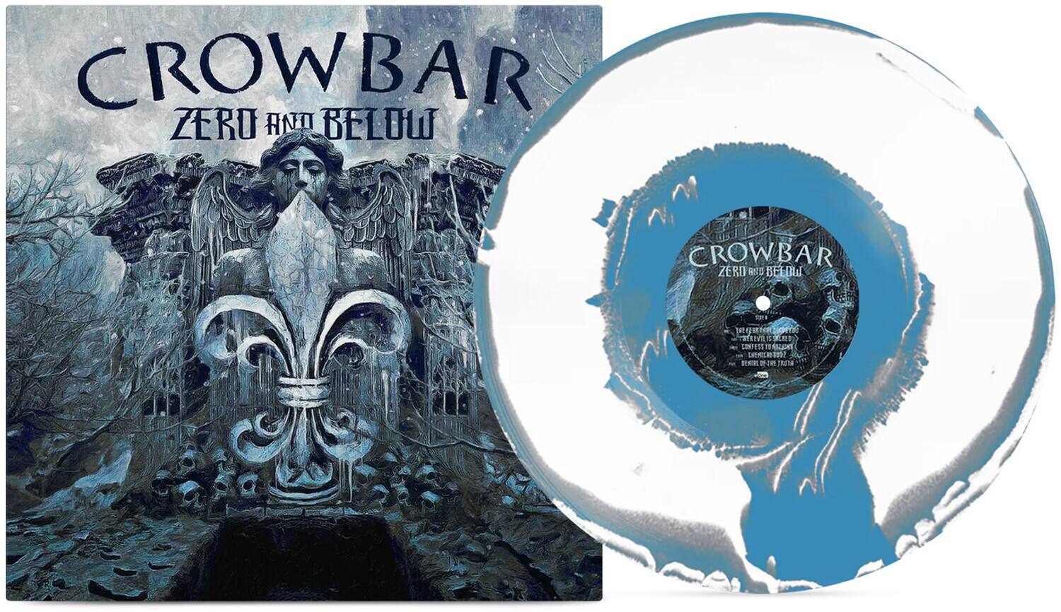 Crowbar Zero & Below Sky Blue Grey & White VINYL LP - Best Buy