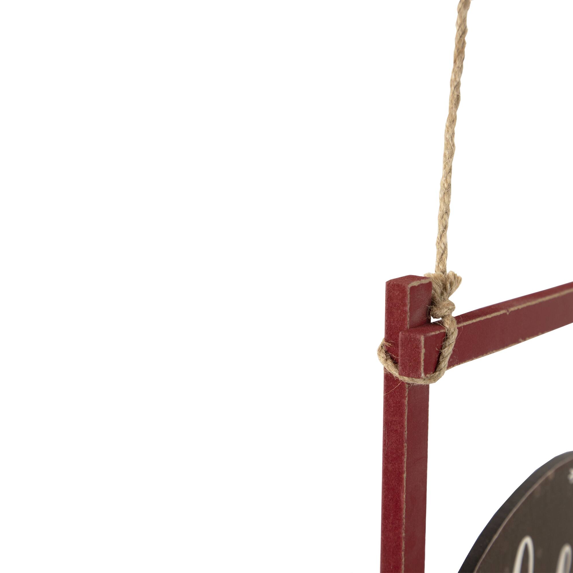 Northlight 21.75" LED Lighted 'Welcome' Snowman Sled Christmas Wall ...