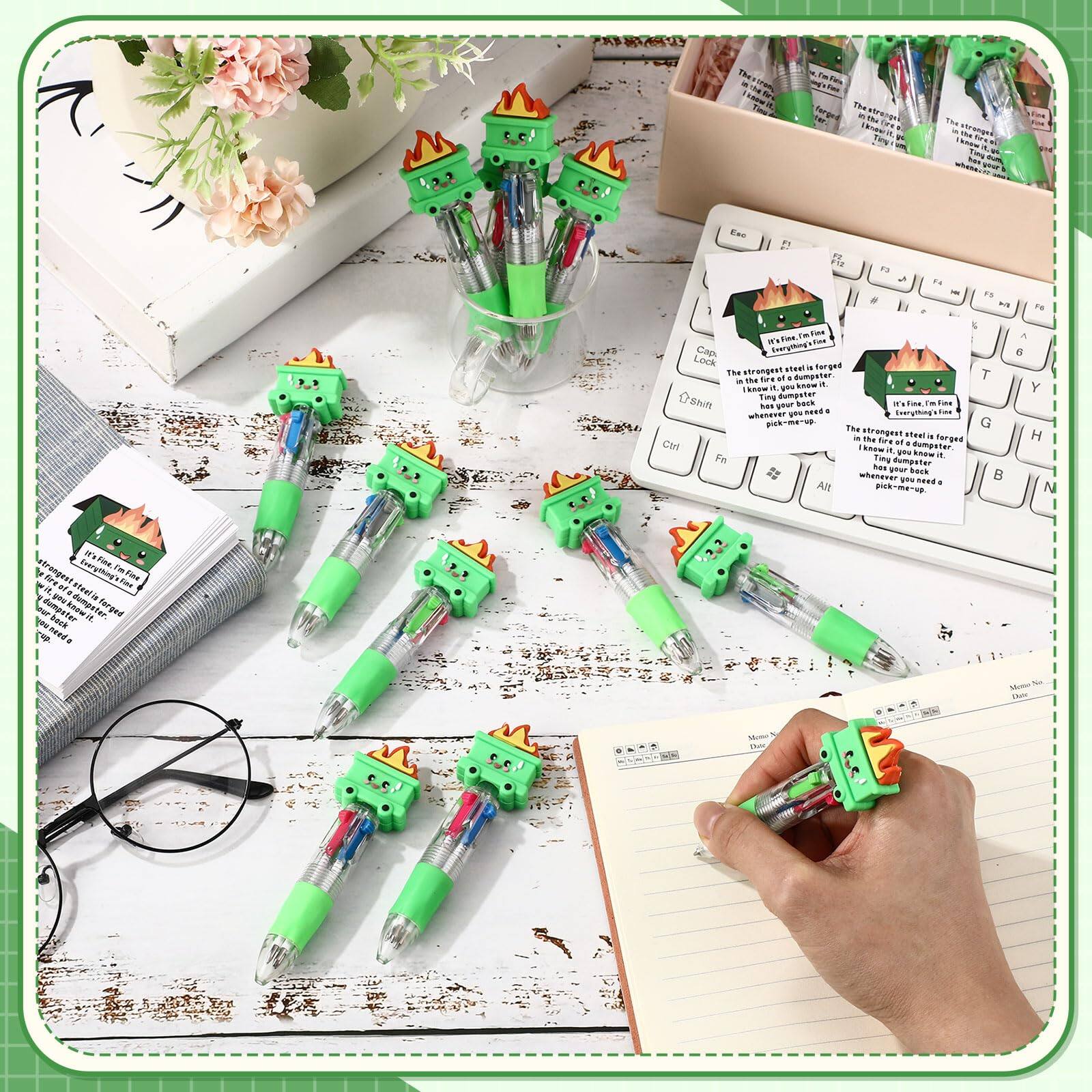Paradigms Interiors Dumpster Fire Pens Gifts Bulk Funny 4 in 1 ...