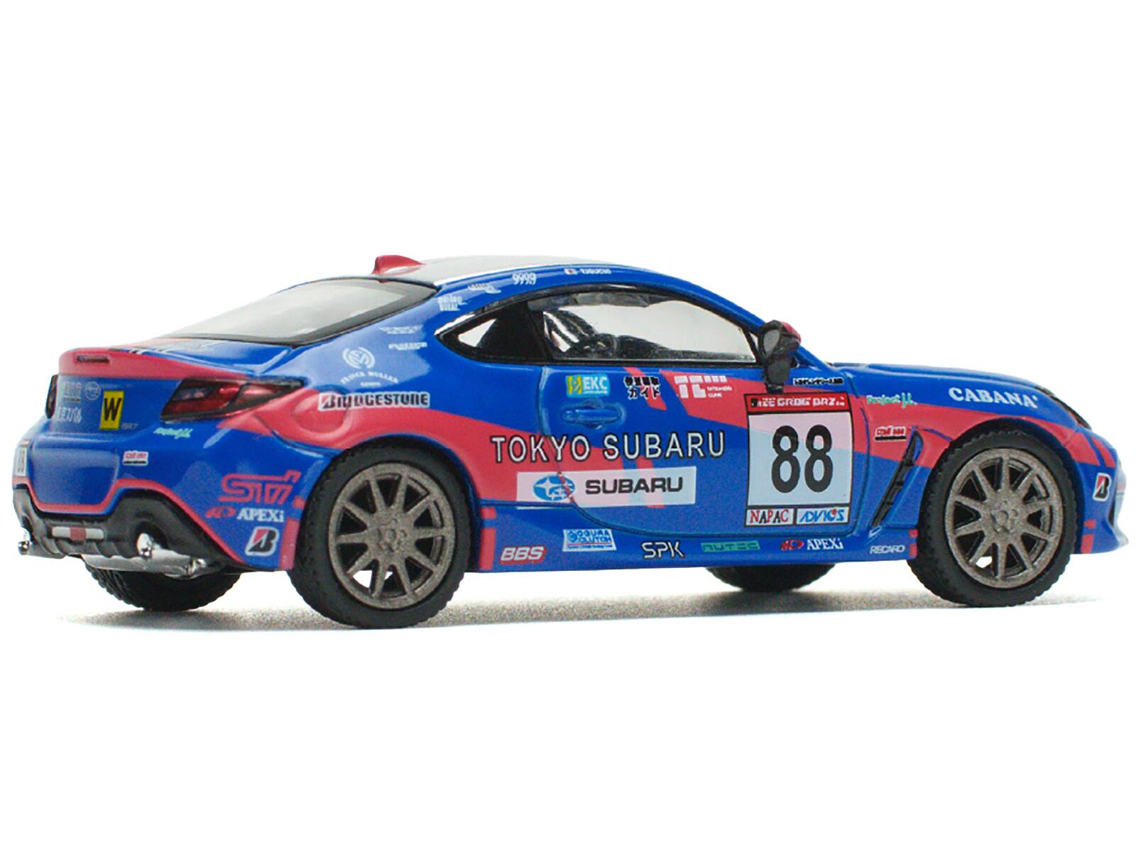 Subaru BRZ #88 with Graphics "Tokyo Subaru Racing" 1/64 Diecast Model ...