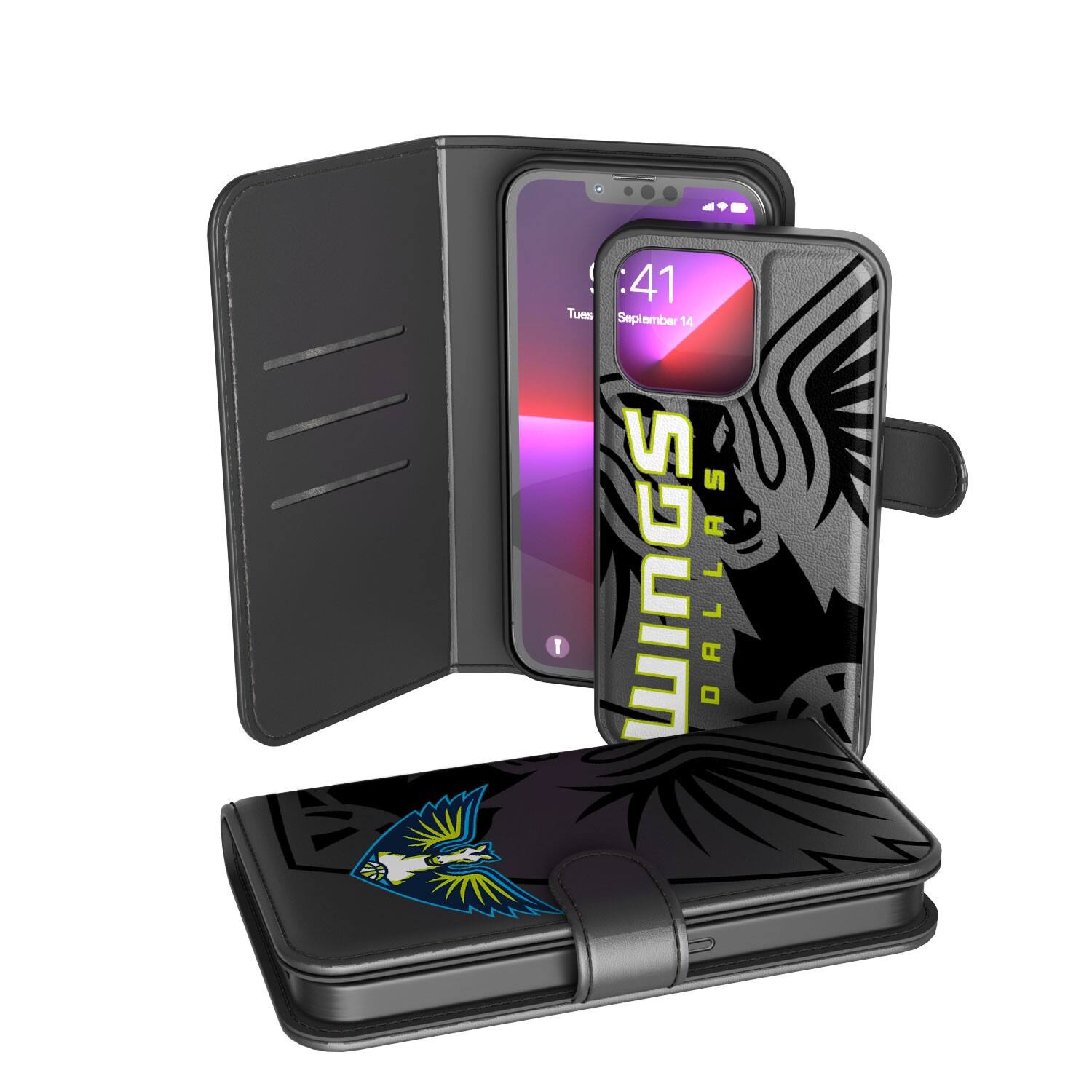Keyscaper WNBA Dallas Wings iPhone Wallet Case 14 Pro Multicolor ...