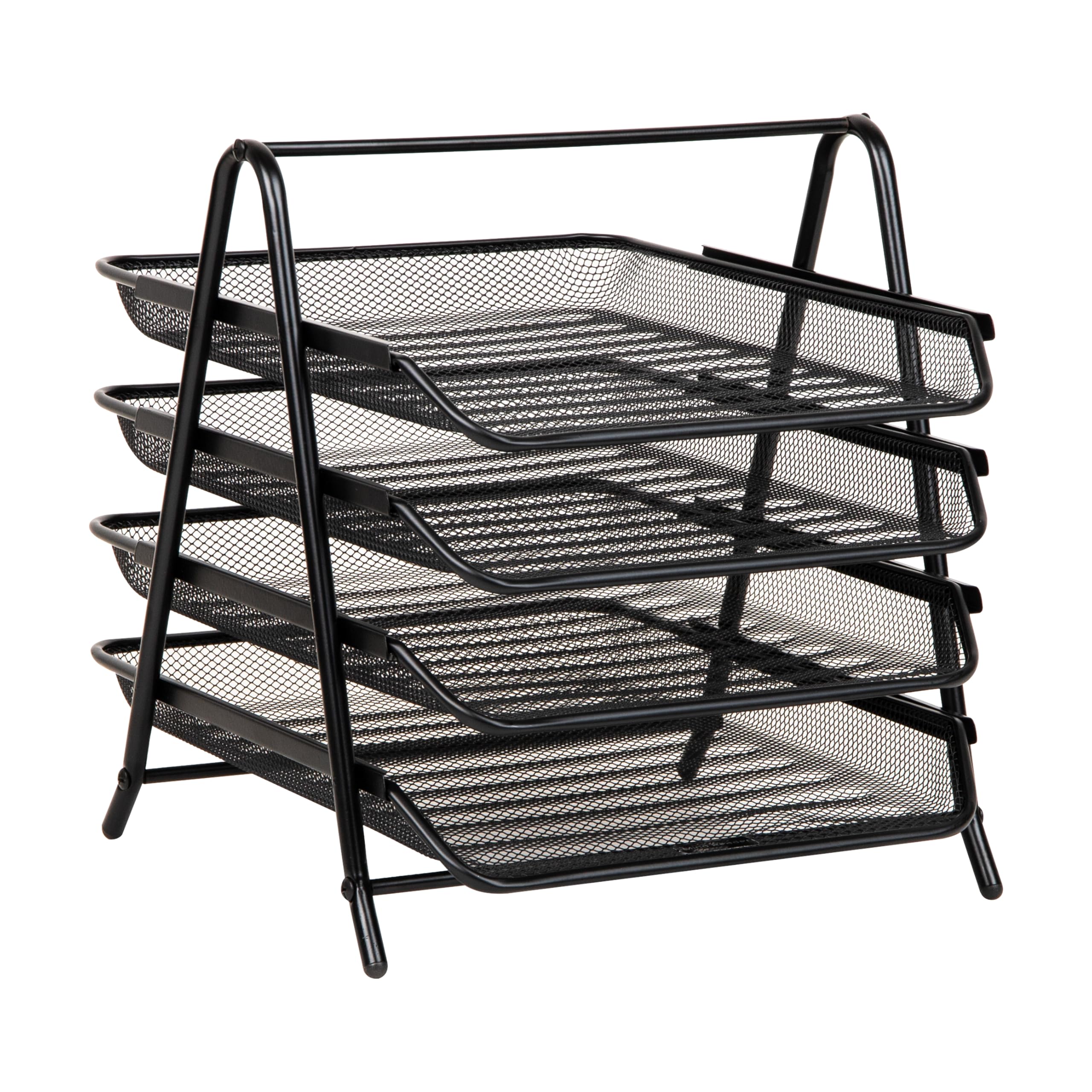 Paradigms Interiors 4 tier Paper Tray Desktop Organizer File Storage ...