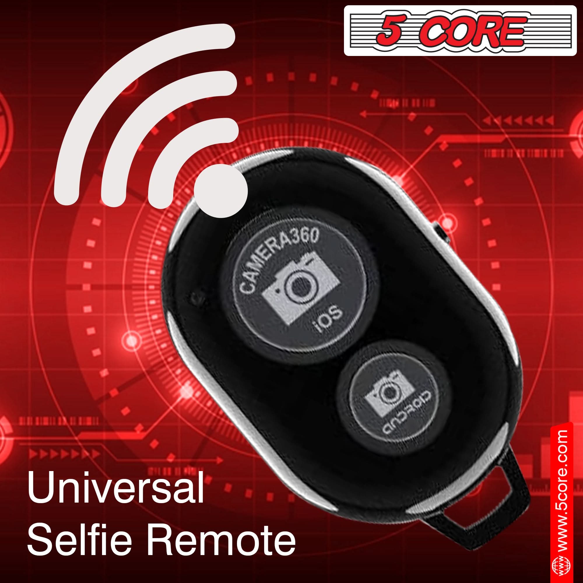 5 CORE 12" Selfie LED Circle Light with 67" Adjustable Tripod Stand ...