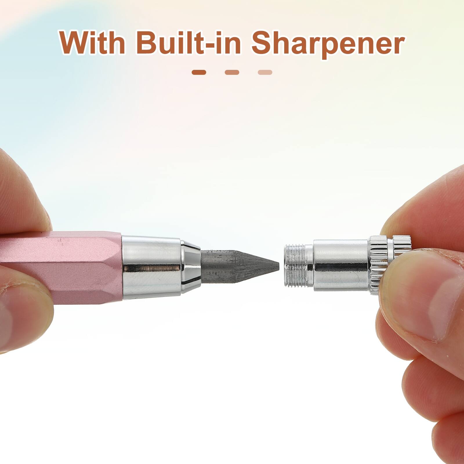 Unique Bargains 1pc Mech Pencil 5.6mm, Lead Holder Large Metal w ...
