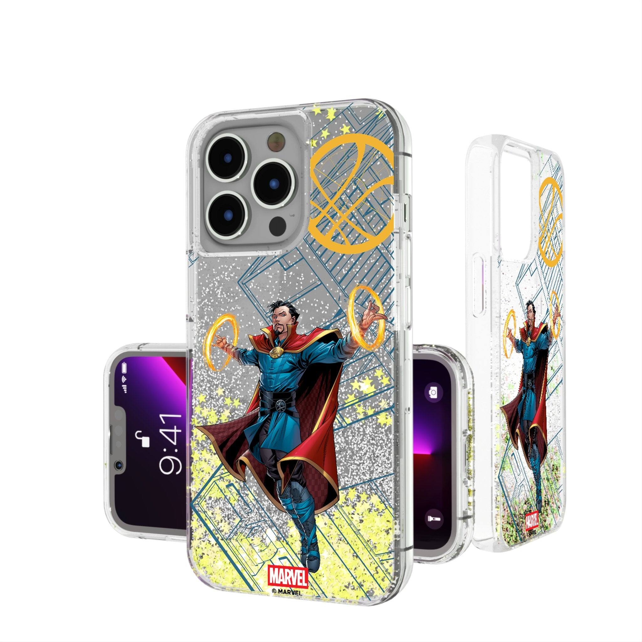 Keyscaper Marvel MechLine Glitter Phone Case Apple iPhone 16 Pro Doctor ...