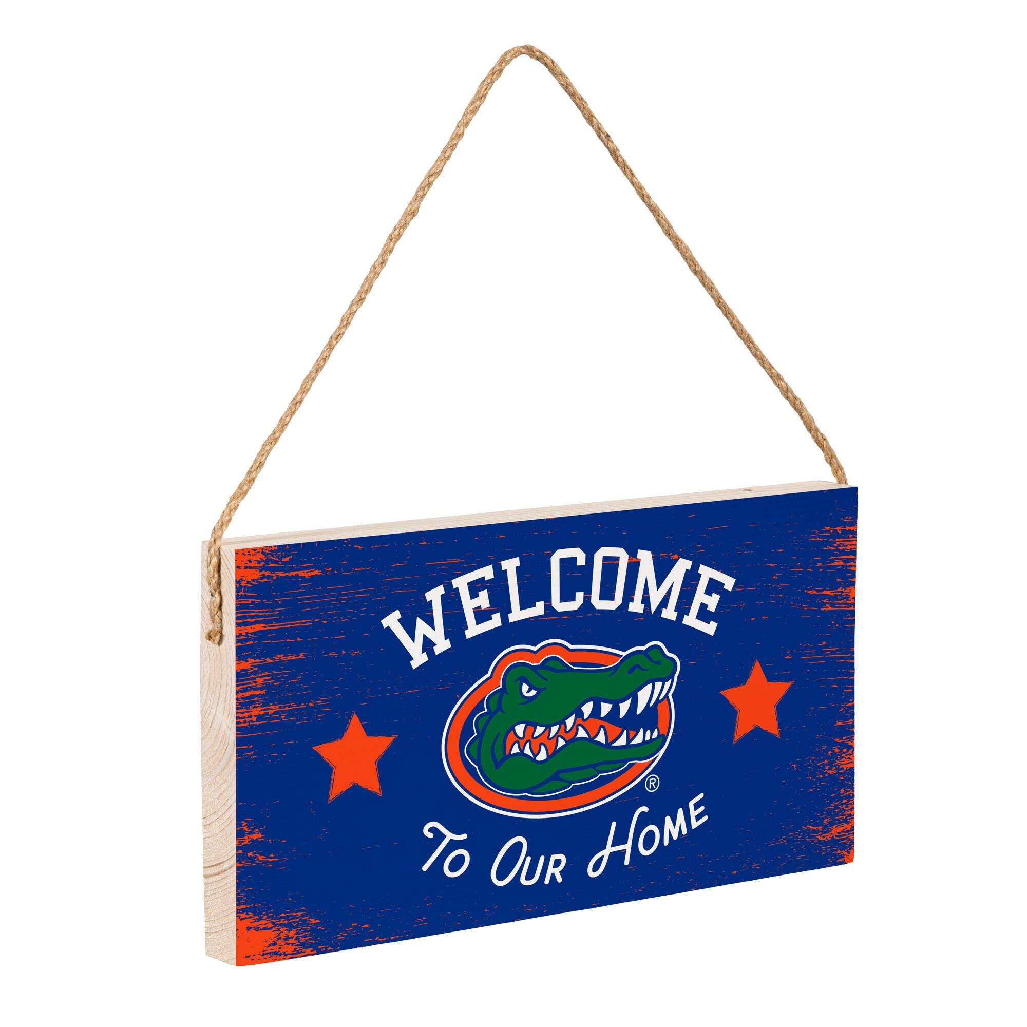 Evergreen Enterprises Florida Gators 6" x 11" Welcome Home Wood Wall ...