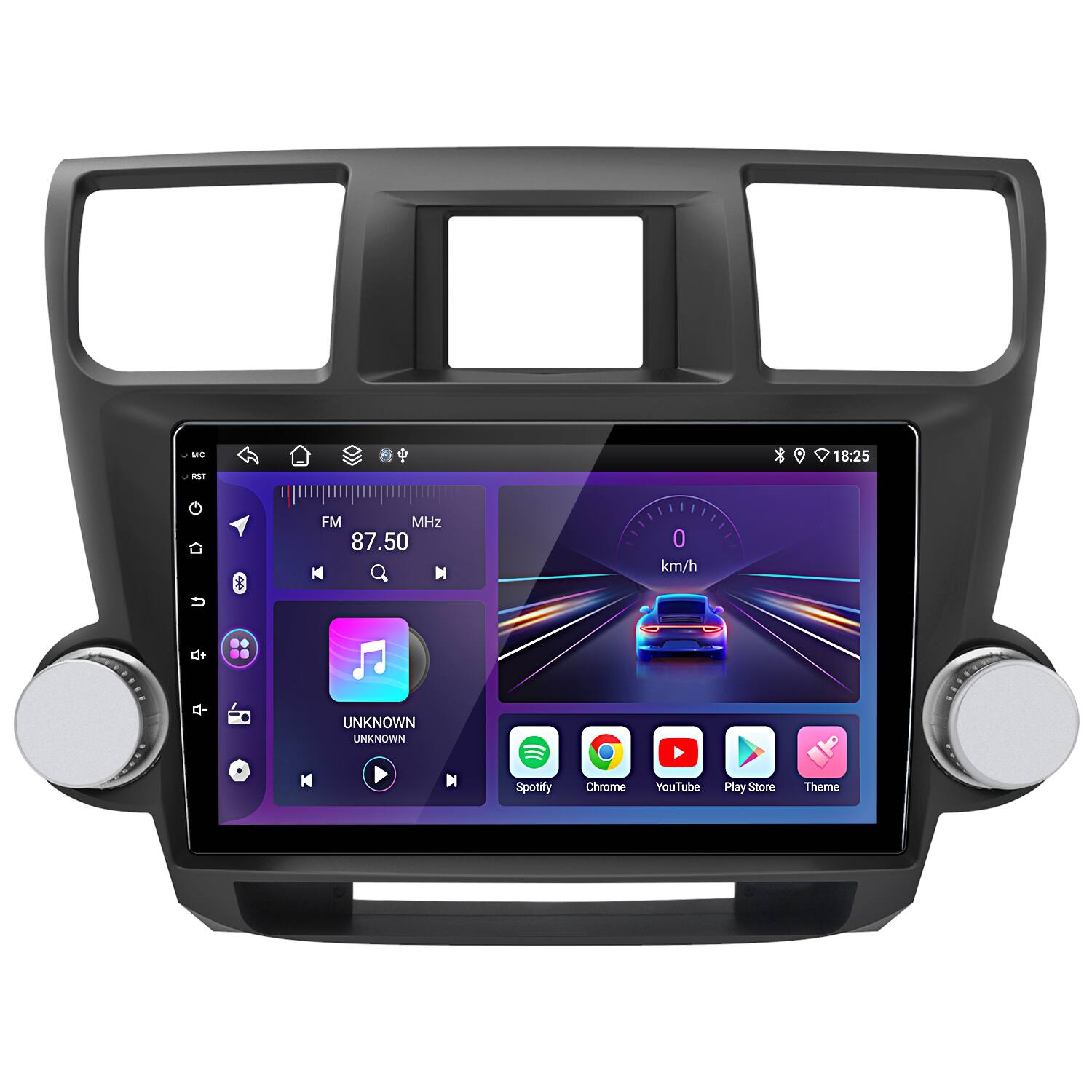 Junsun For Toyota Highlander 2009 2013 Car Stereo Radio GPS Navi ...