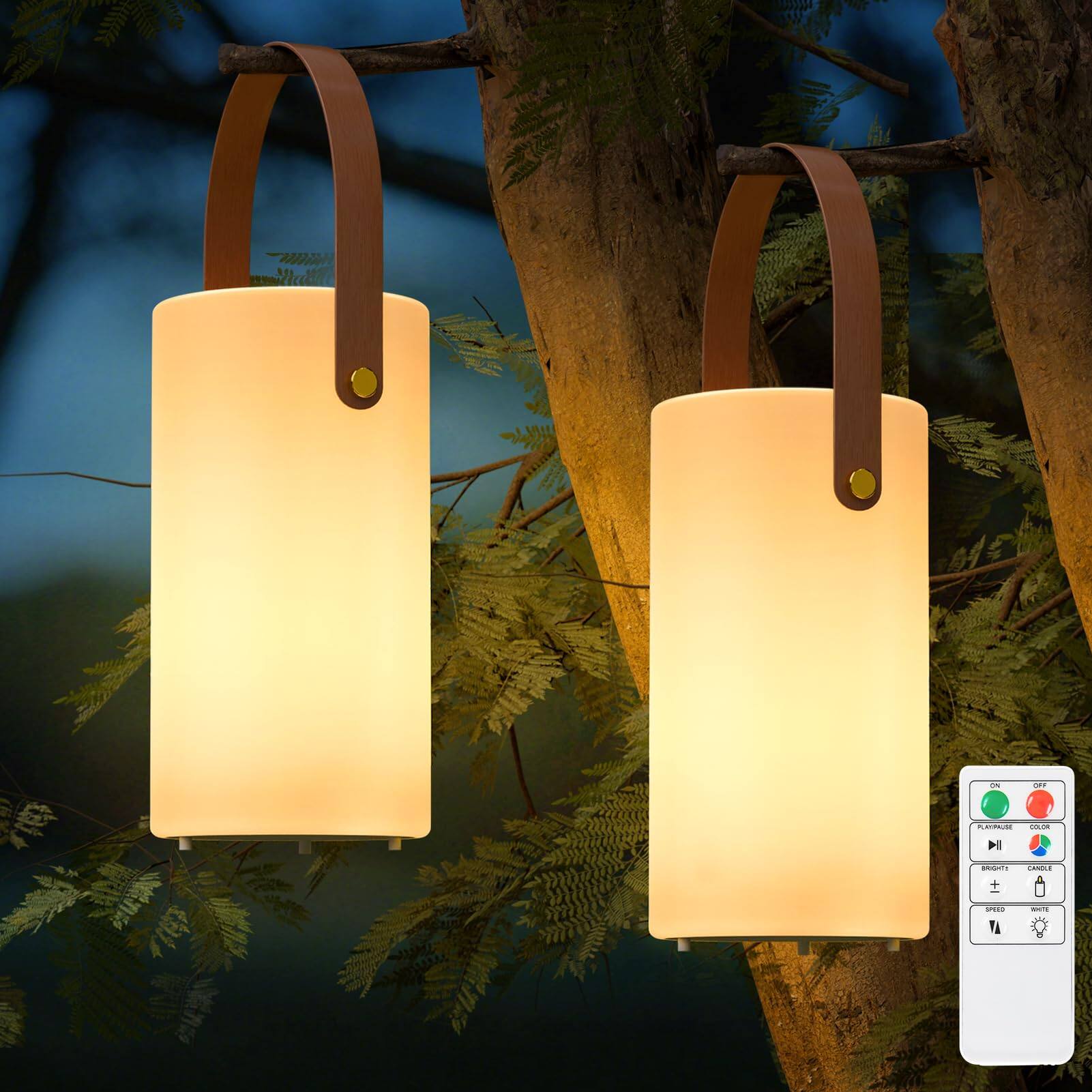 TECH SAFARI Portable Solar Table Lamp In Charging Outdoor Lantern With ...