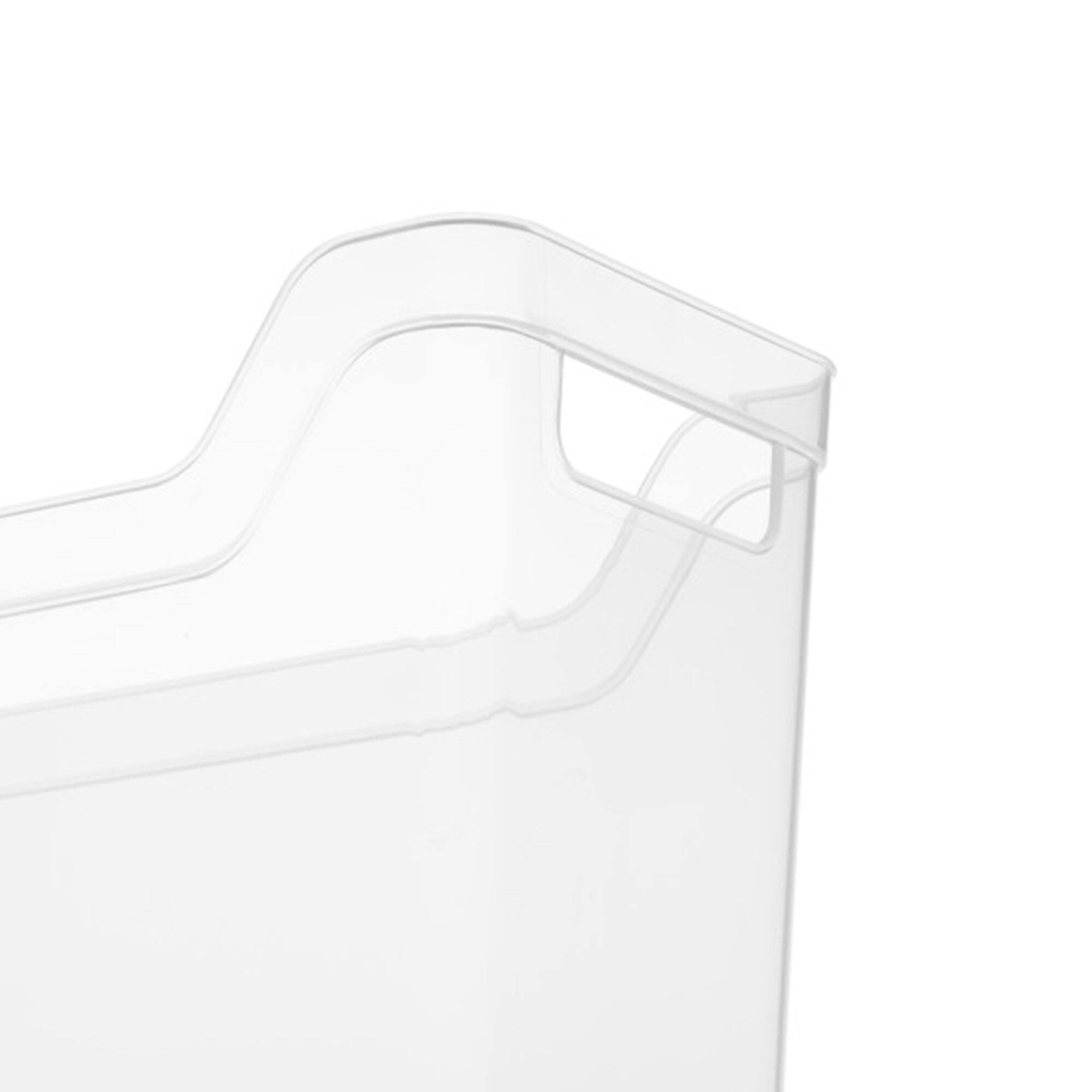 Sterilite Narrow Shelf Home Storage Organizing Plastic Container, 6 ...