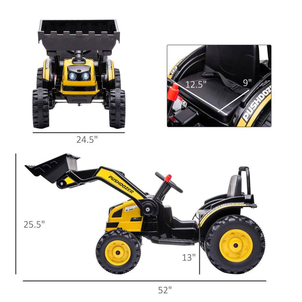 BreeBe 6V Kids Electric ride on Excavator Bulldozer Construction ...