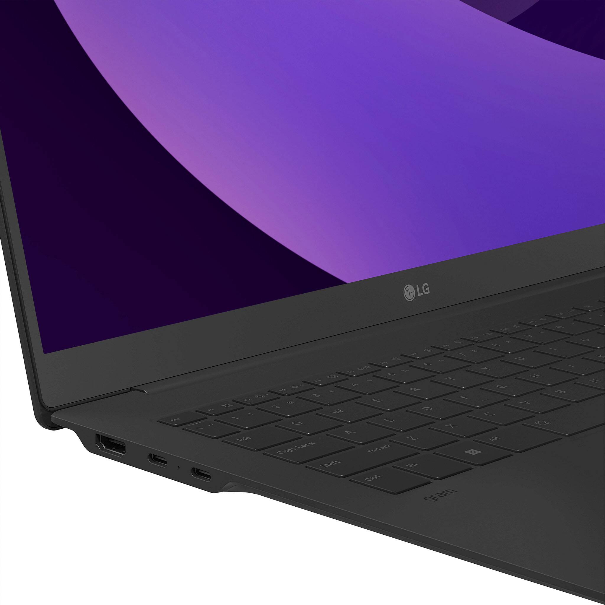 LG gram Pro 17" Laptop Intel Core Ultra 9 with 32GB Memory NVIDIA RTX5050 1TB SSD Black 17Z90TR ...