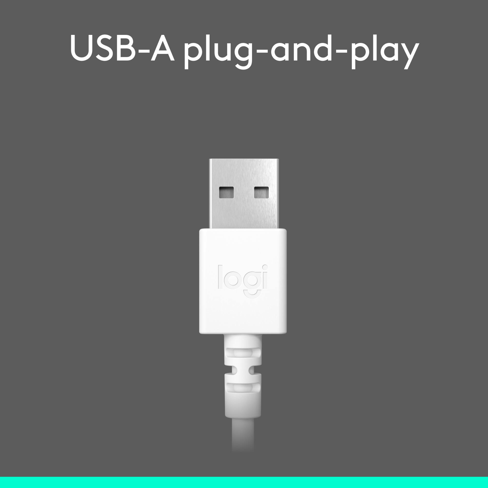 Logitech H390 Wired USB A On Ear Stereo Headphones with Noise Canceling ...