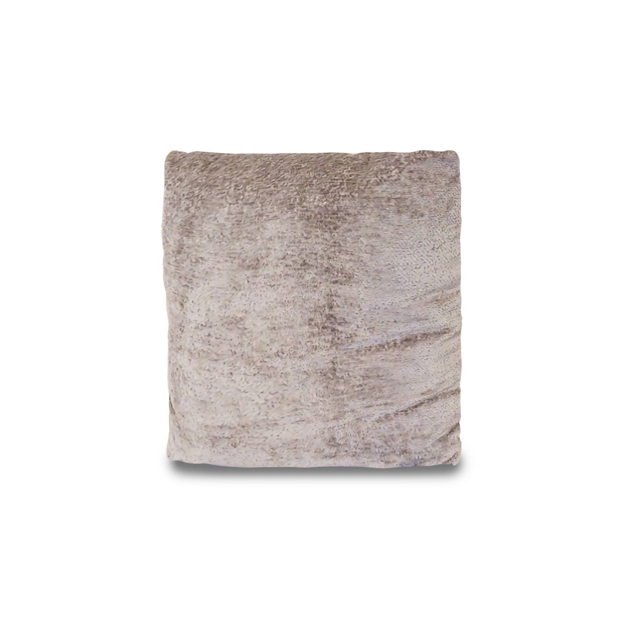 Gracie Mills Erin Pillow GumTree 20''x20'' Dark Taupe 7200-03HC - Best Buy
