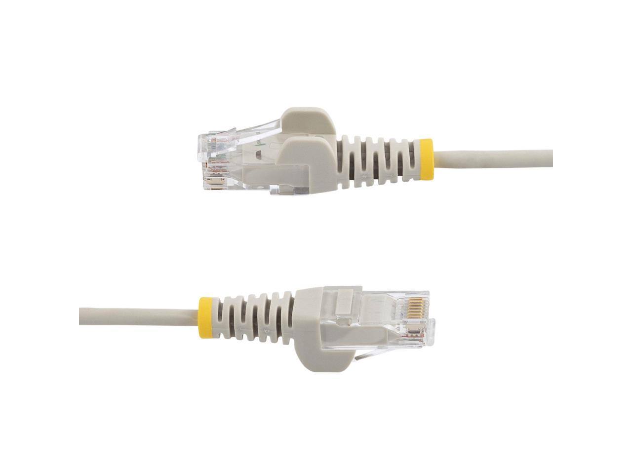 StarTech.com StarTech 20ft Gray Slim CAT6 Ethernet Cable Model ...