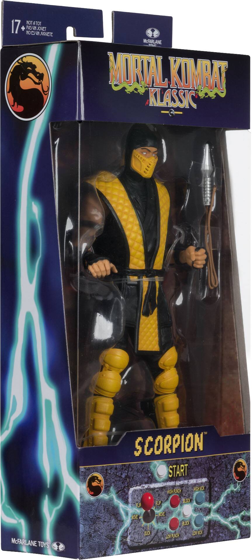 McFarlane Toys Mortal Kombat Klassic Scorpion 7" Action Figure 11802 - Best Buy