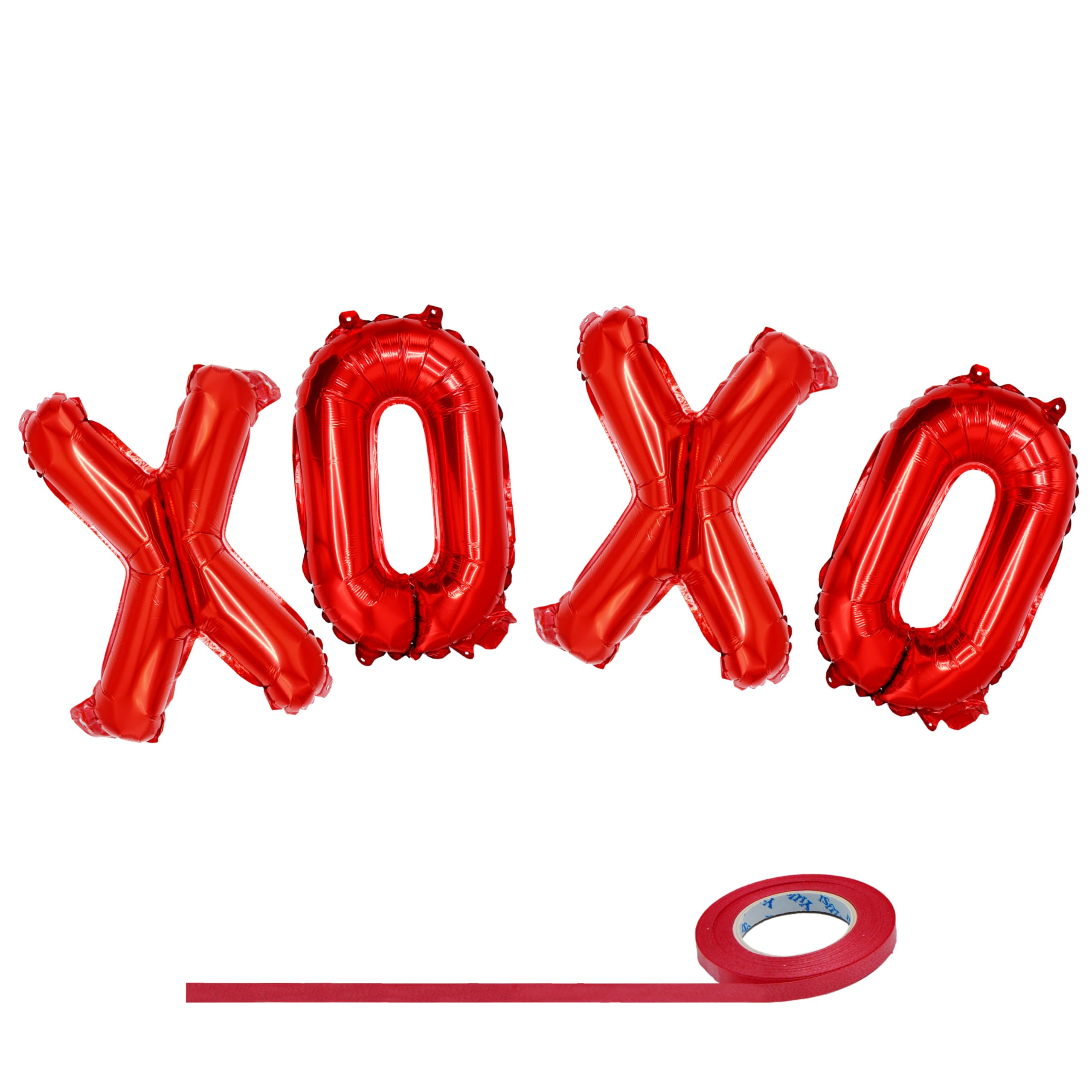 ESBANY 13 Inch XOXO Foil Balloons Valentines Day Balloons Hanging ...