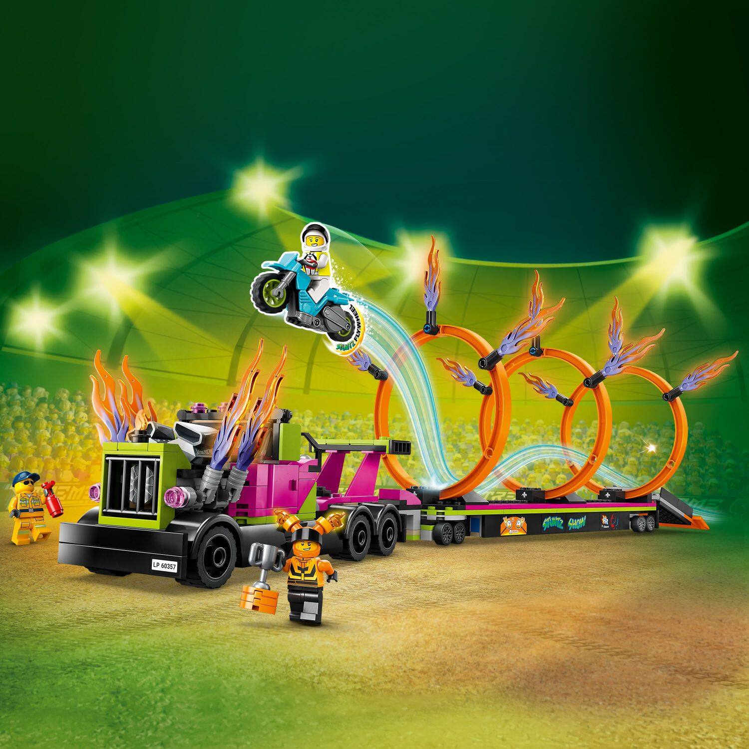 Customer Reviews: LEGO City Stunt Truck & Ring of Fire Challenge 60357 ...
