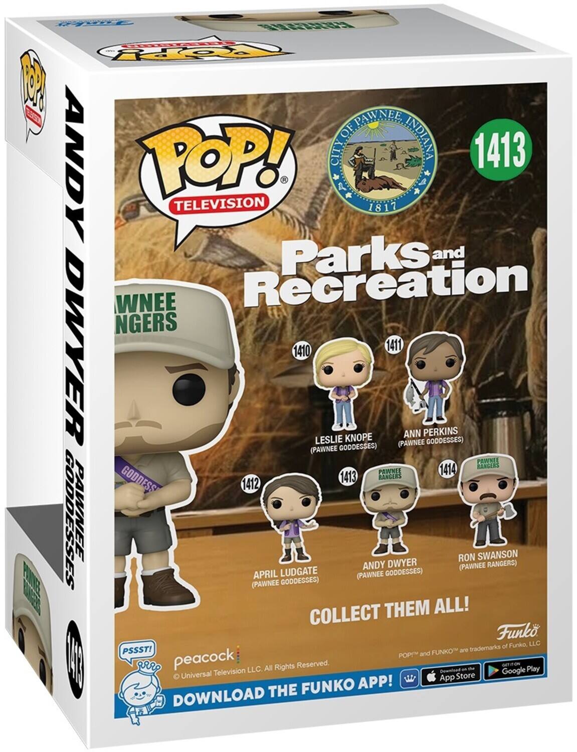 Funko POP! TELEVISION: Parks & Recreation Andy w/Sash Collectibles ...