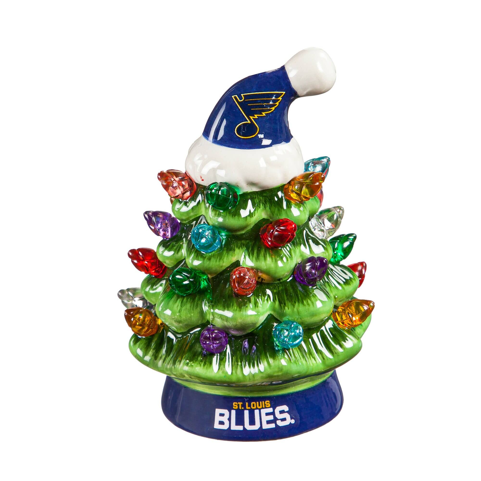 Evergreen Enterprises St. Louis Blues 2 Pack 4" Ceramic LED Christmas ...
