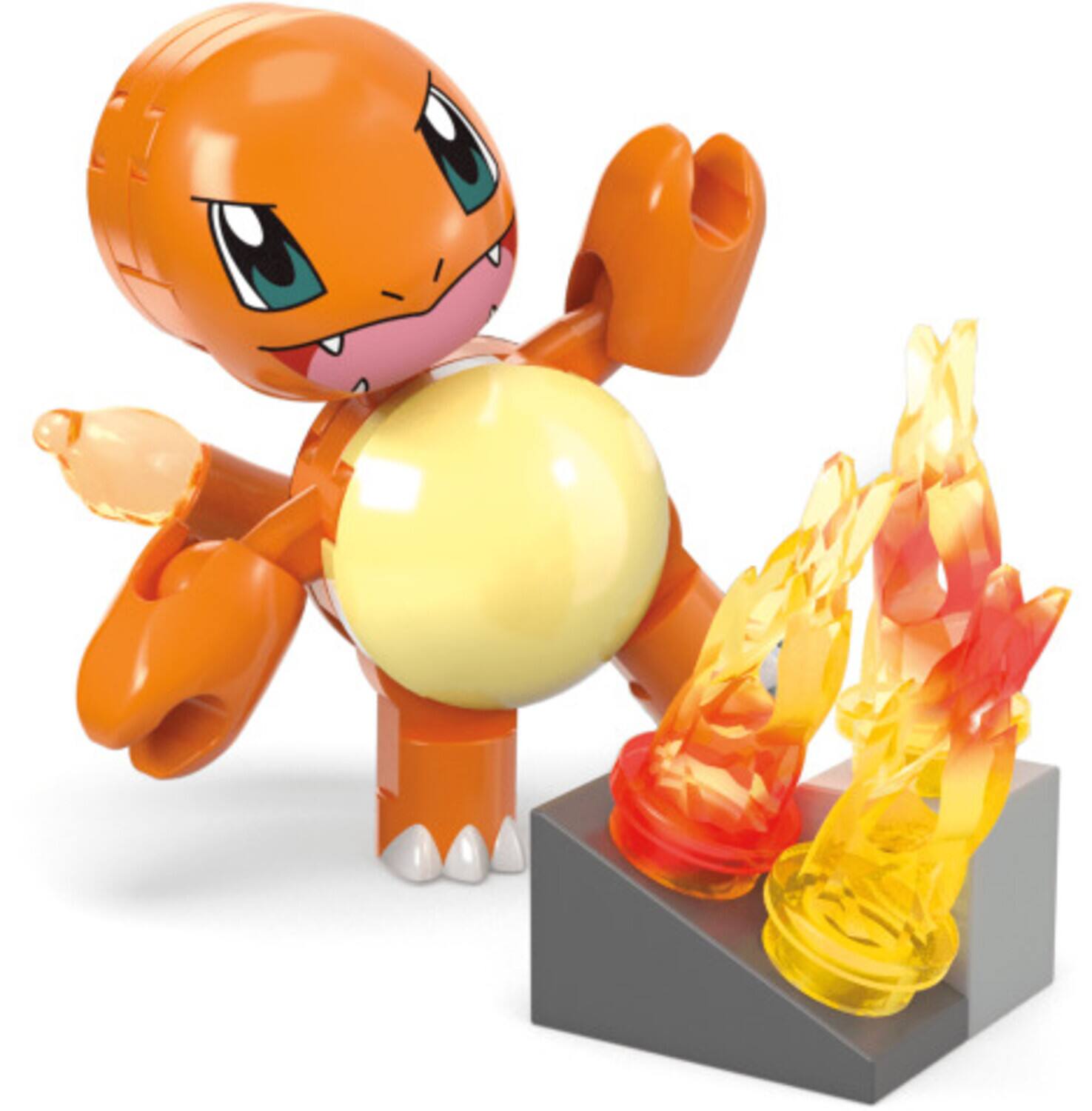 Mega Bloks Pokemon: Charmander's Fire Type Spin, 81 Piece Building Toy ...