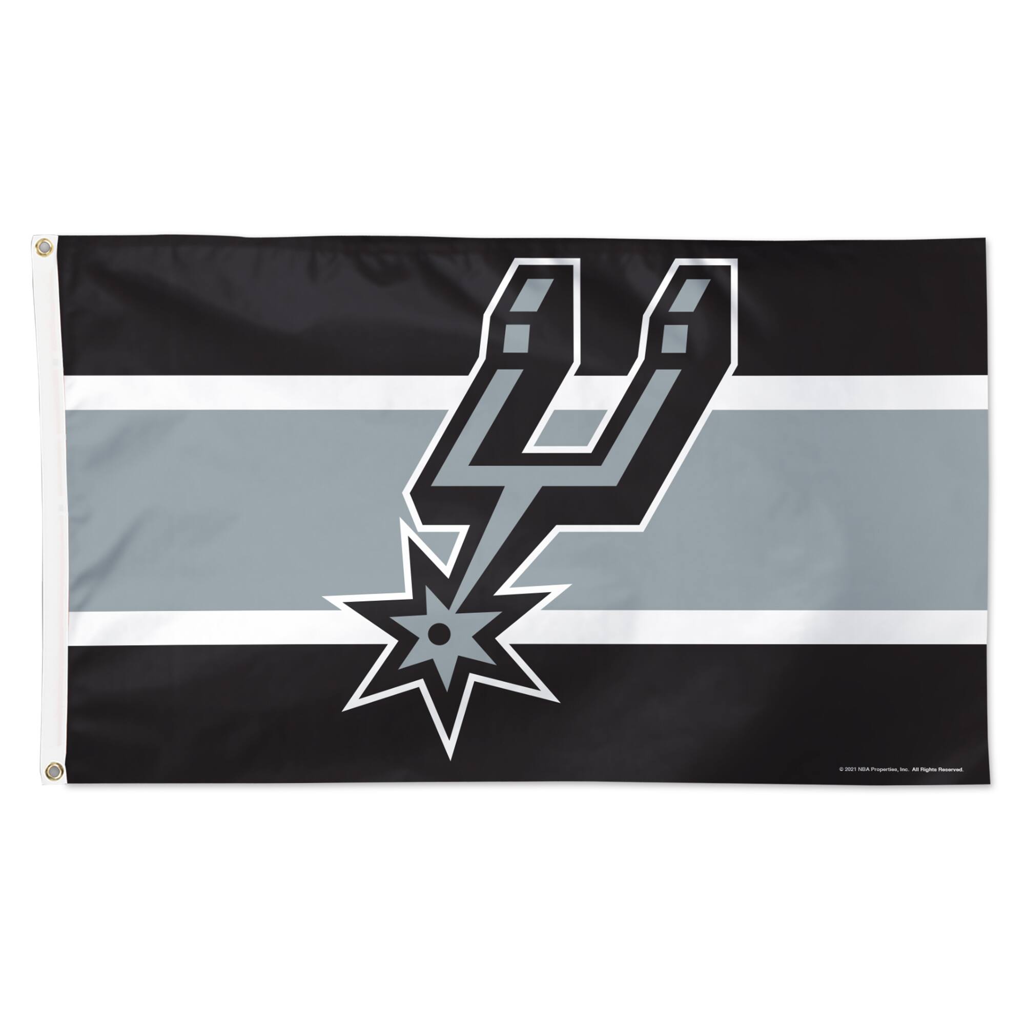 WinCraft San Antonio Spurs 3' x 5' Horizontal Stripe Deluxe Single ...