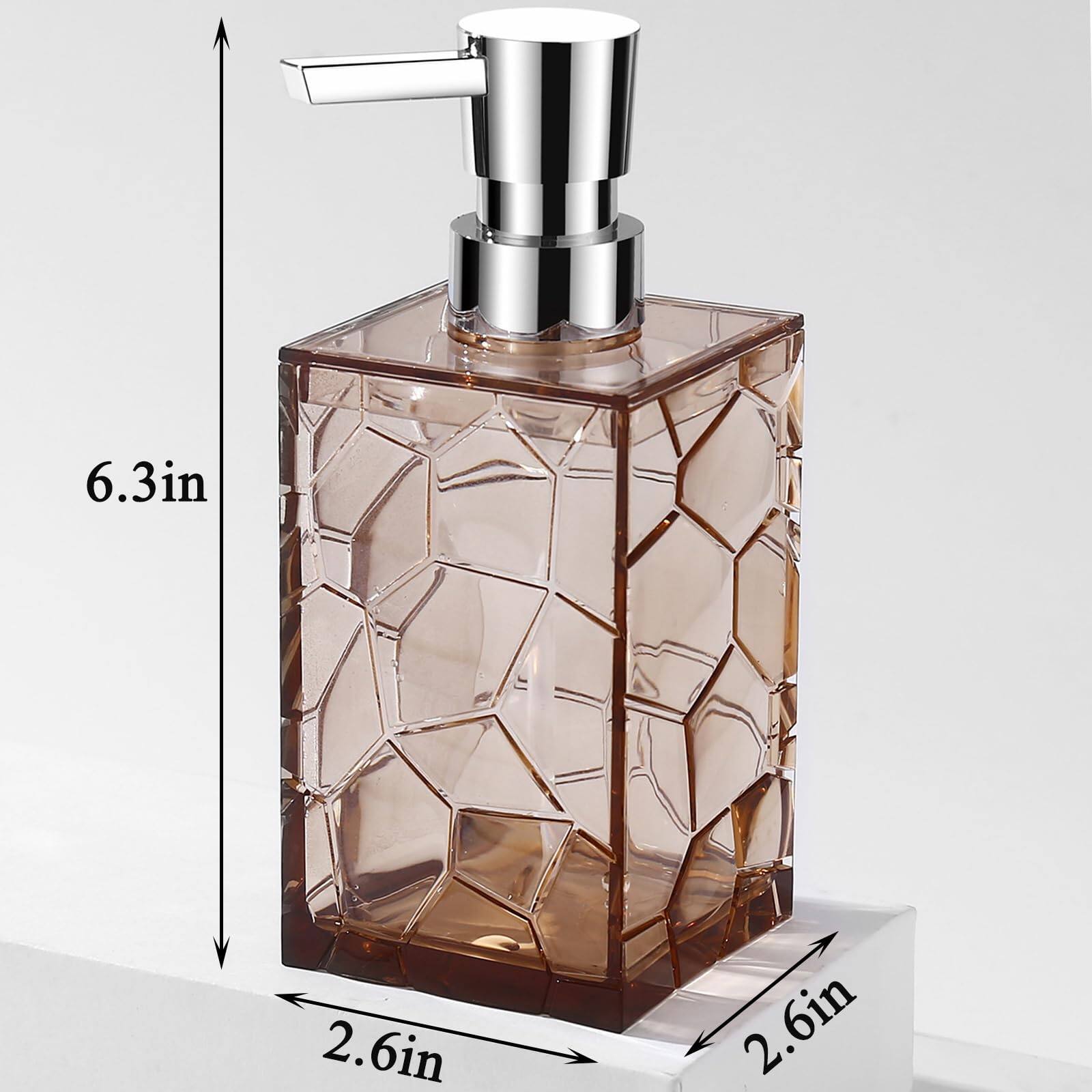 Dapper Styles Hand Soap Dispenser Plastic Liquid Pump Bottles ...