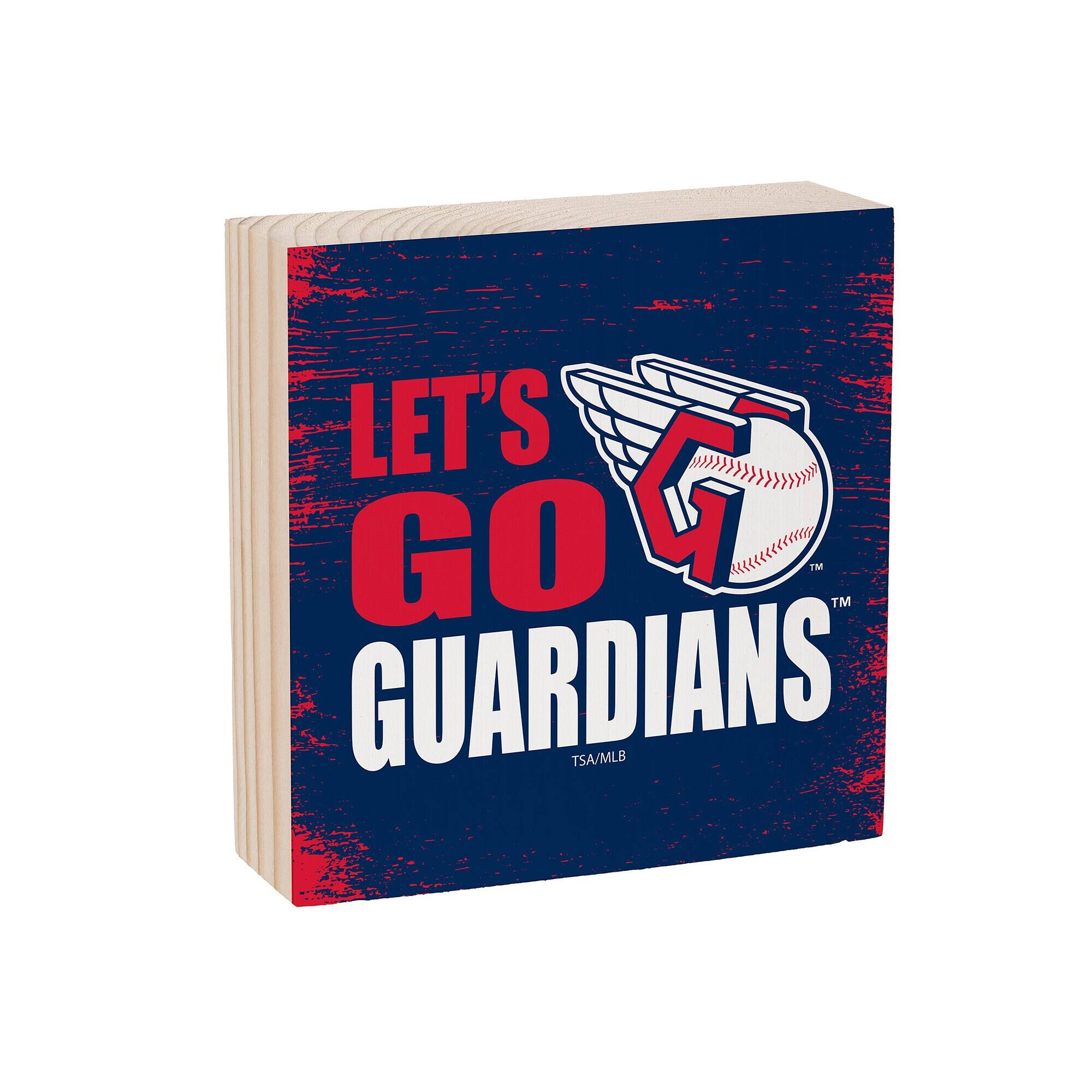 Evergreen Enterprises Cleveland Guardians 6" Square Fan Chant Wood ...