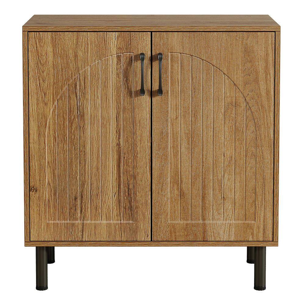 Kadyn 59 Inch Farmhouse Sideboard Buffet with Adjustable Shelves, Set ...