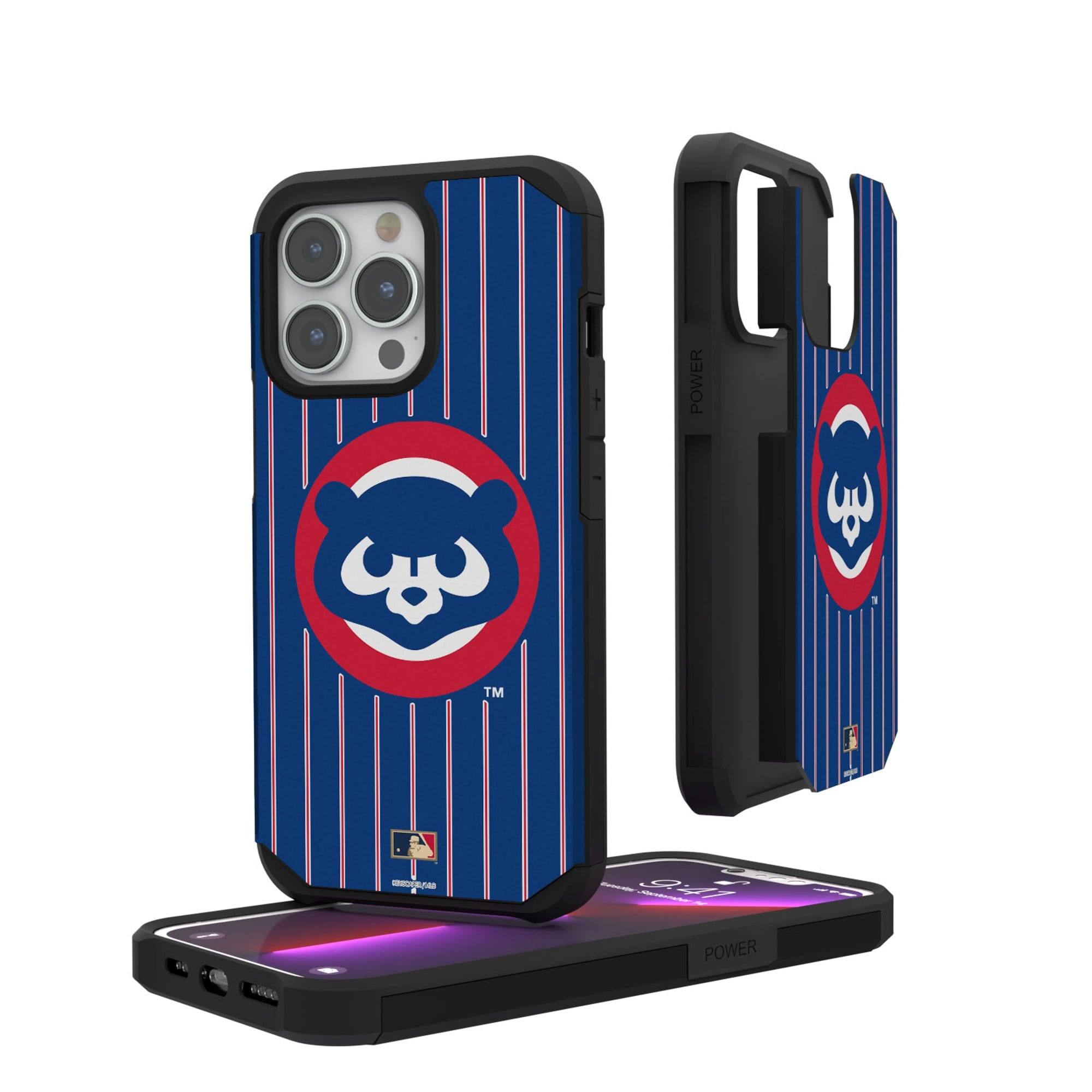 Keyscaper MLB Chicago Cubs Secondary Logo iPhone Pinstripe Cooperstown ...