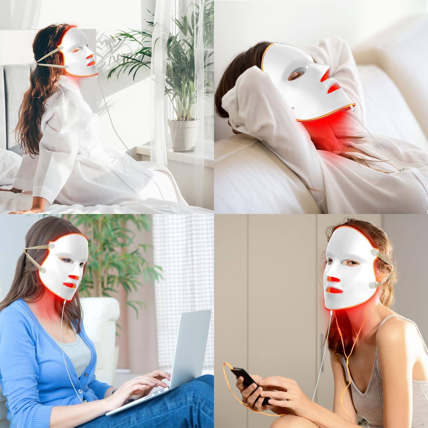 The Best Inks Fda Cleared Moonlight Led Facial Mask Skin Care Light Red ...