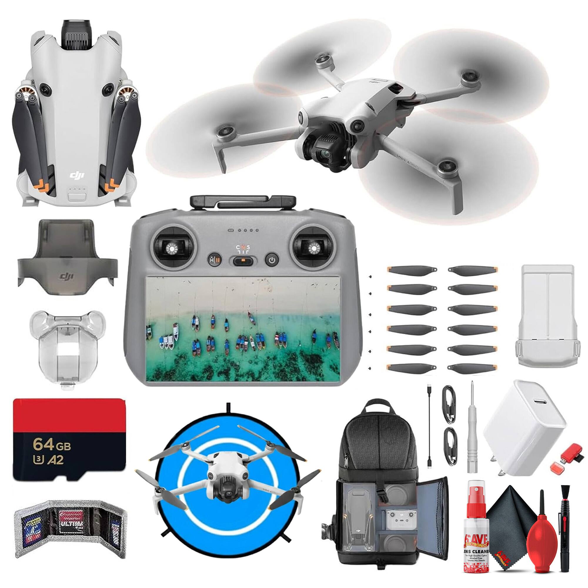 DJI Mini 4 Pro Drone with RC 2 Controller Accessory Bundle CP.MA ...