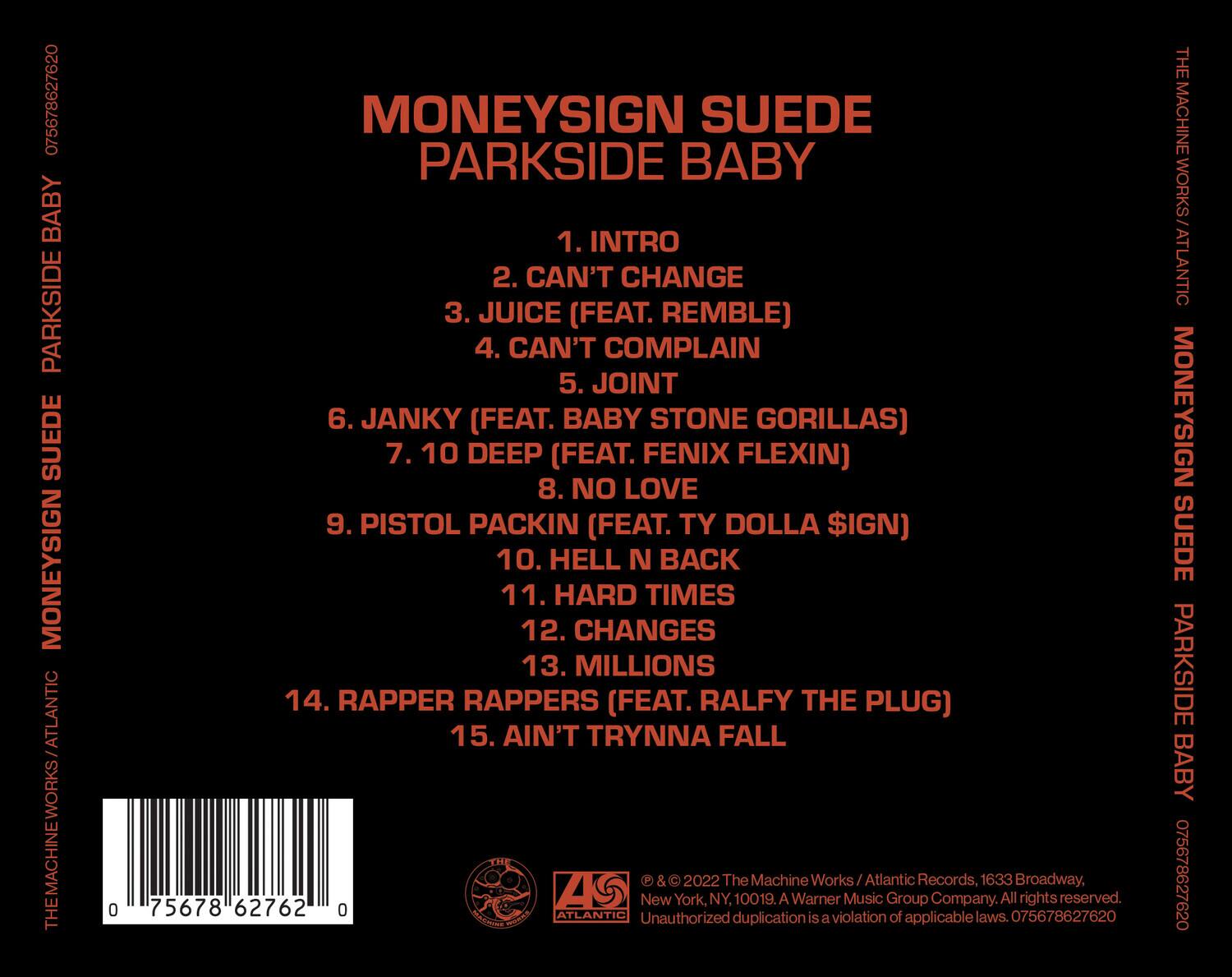 Moneysign Suede Parkside Baby COMPACT DISCS [CD] - Best Buy