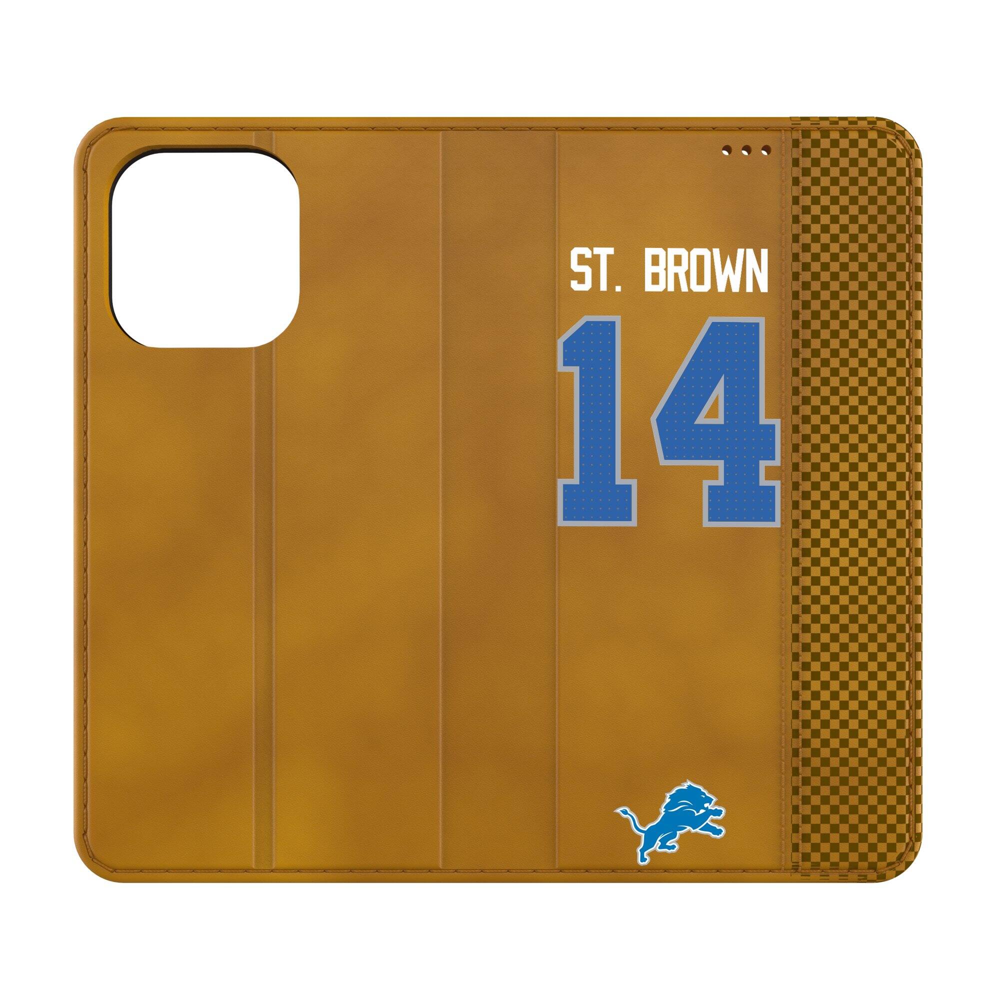 Keyscaper NFL Amon Ra St. Detroit Lions Folio iPhone Case 16 Pro Max ...