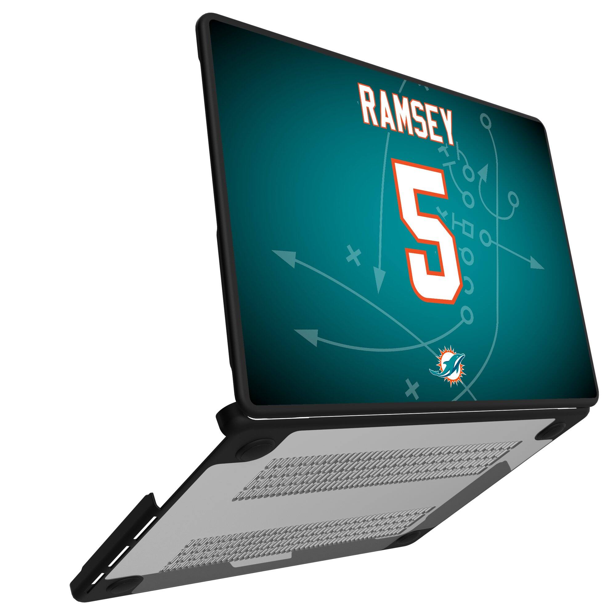 Keyscaper Jalen Ramsey Miami Dolphins MacBook Case Air 13 in Multicolor ...