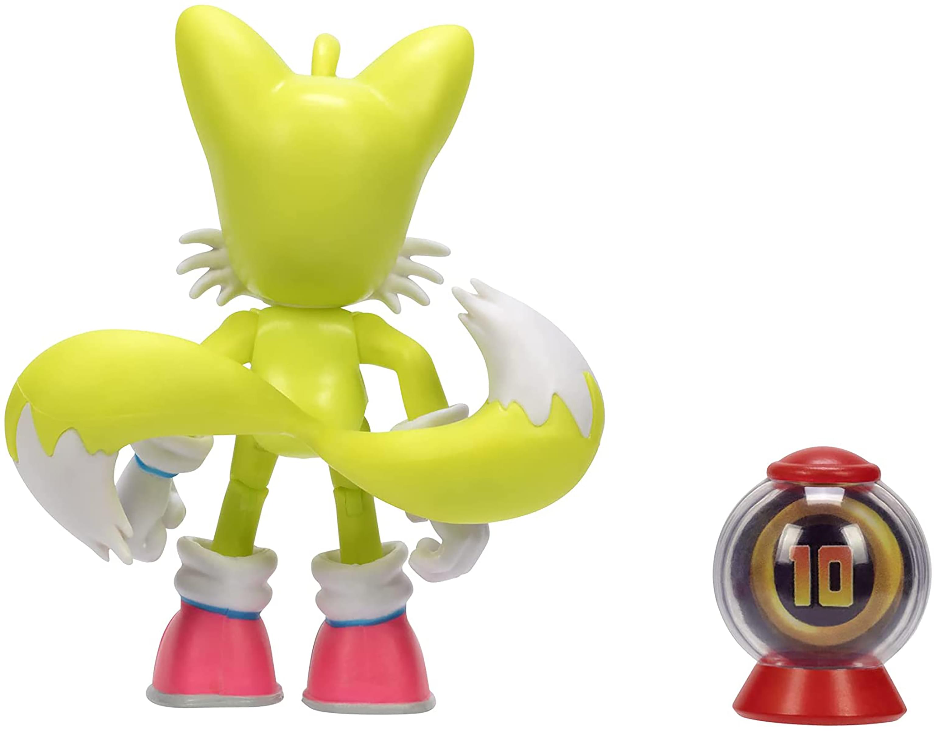 Jakks Pacific Sonic the Hedgehog 4 Inch Figure | Modern Tails with Ring ...