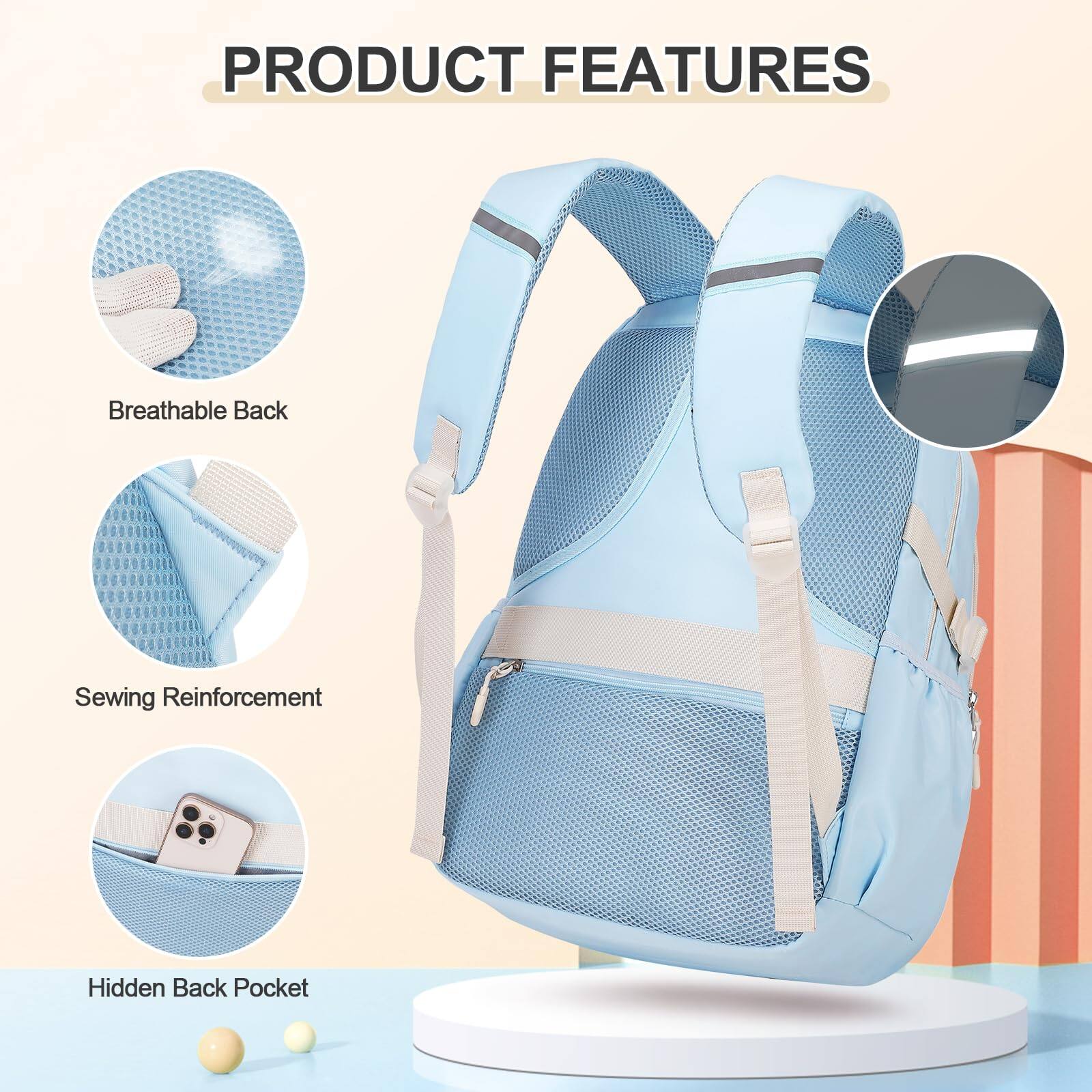 Live At Space Backpacks For 3pcs School Backpack With Lunch Box Pencil ...