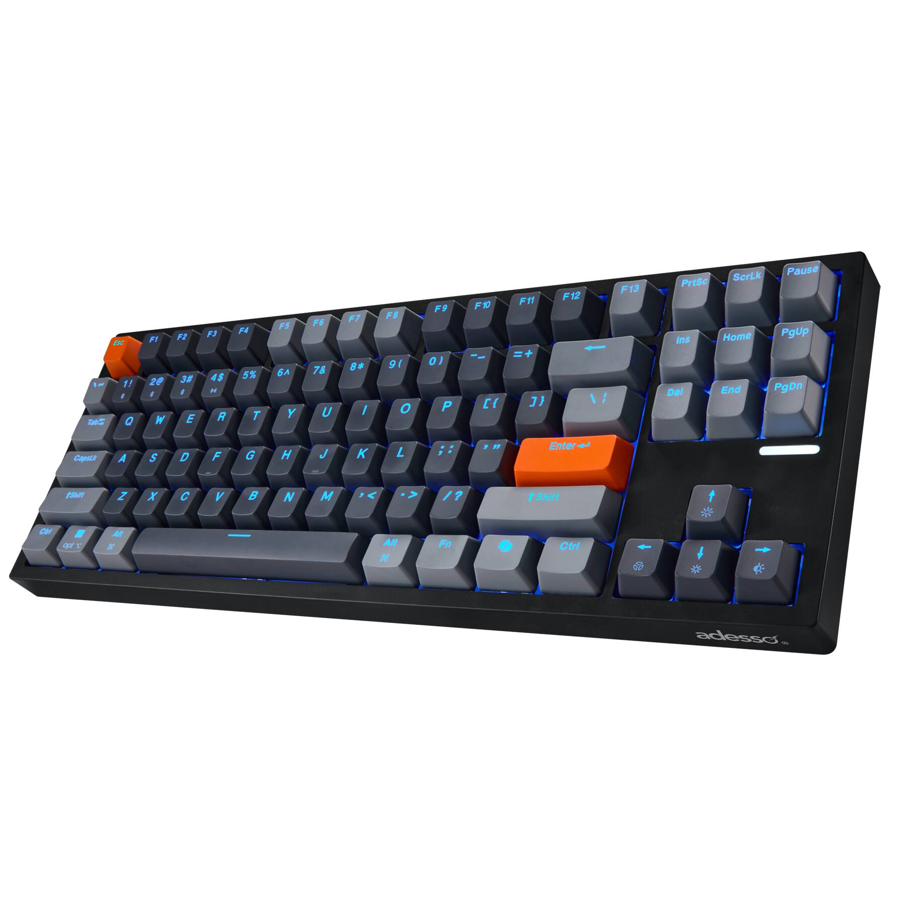 Adesso EasyTouch 1100 Wired/Wireless/Bluetooth QMK VIA Mechanical ...