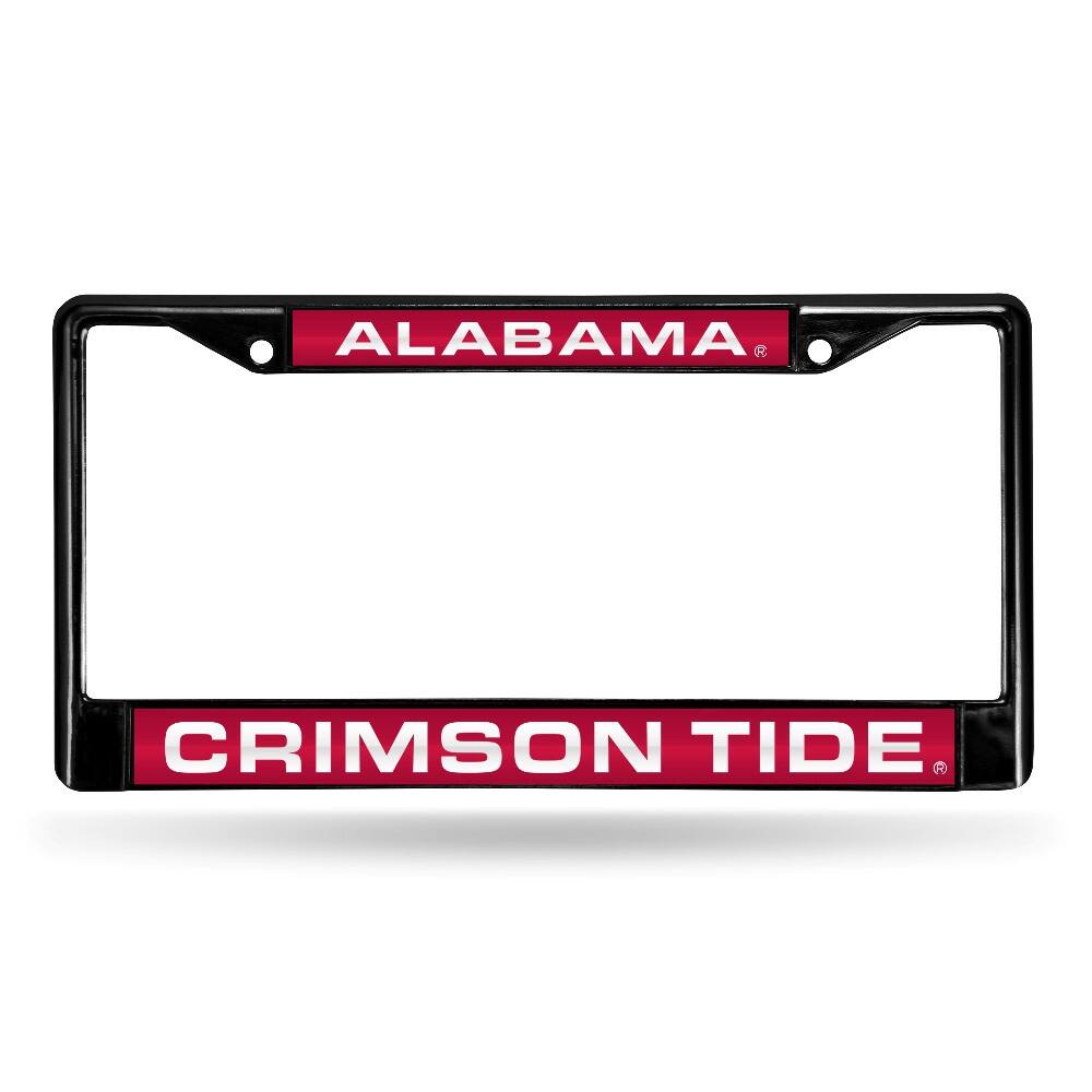 Rico Industries Alabama Crimson Tide Black Metal Laser Cut License ...