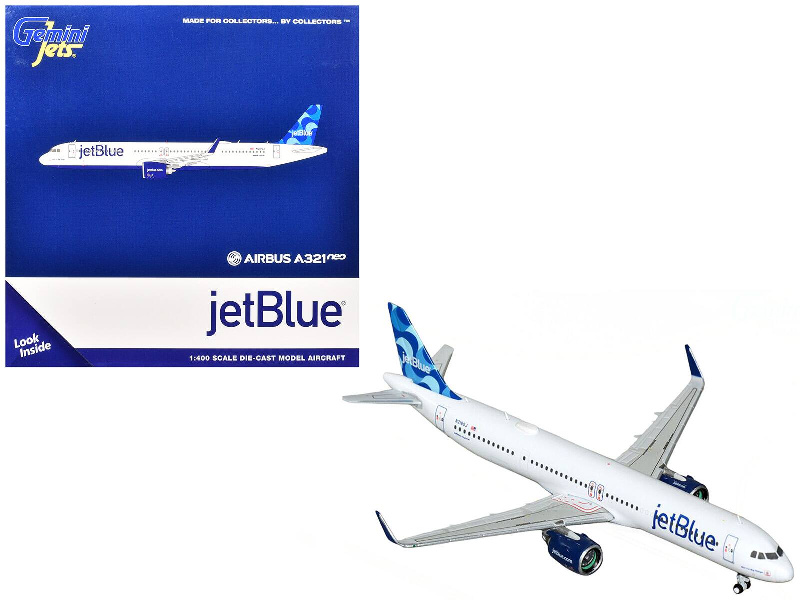 GeminiJets Airbus A321neo Commercial Aircraft JetBlue Airways (N2180J ...