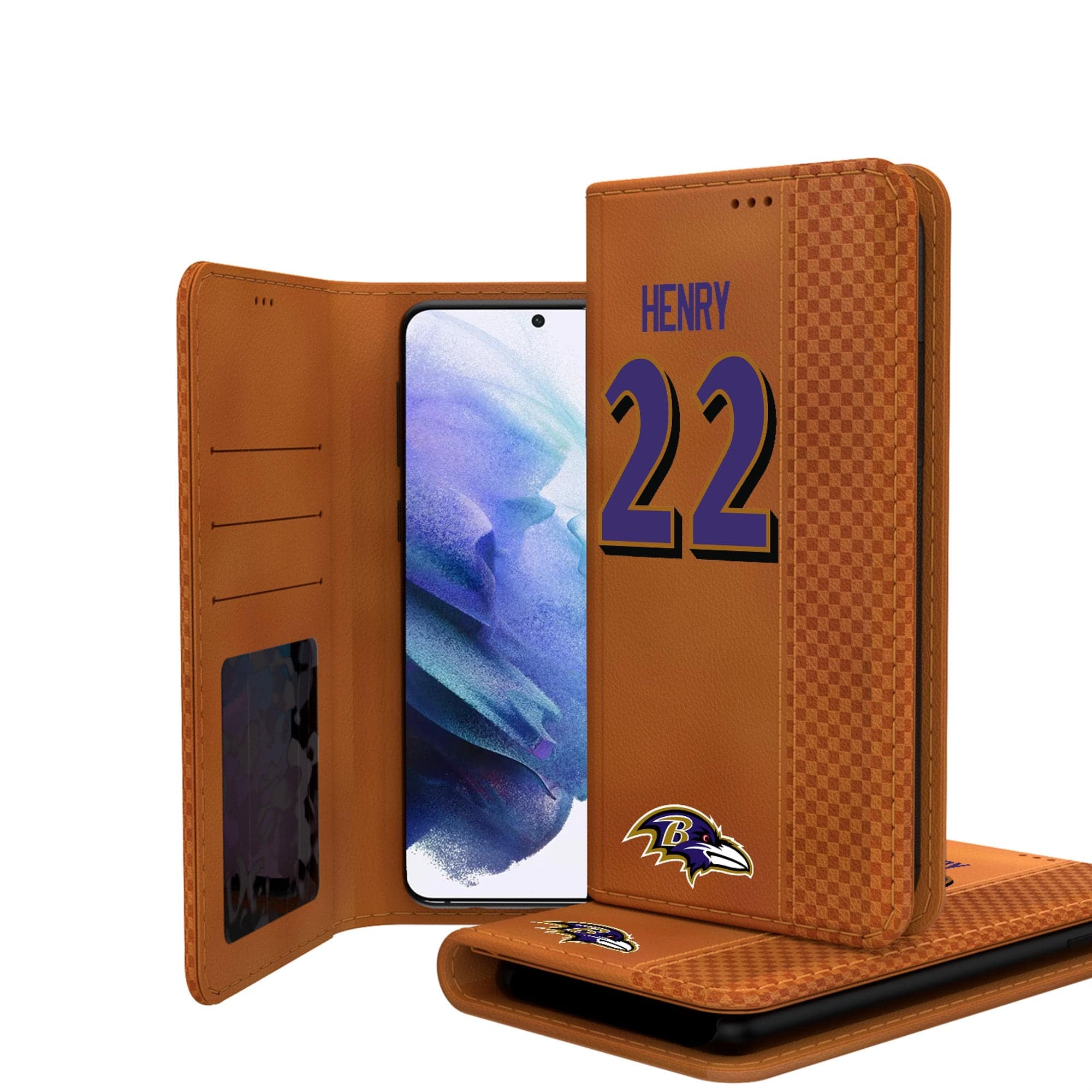 Keyscaper - Derrick Henry Baltimore Ravens Galaxy Folio - S24 Ultra ...