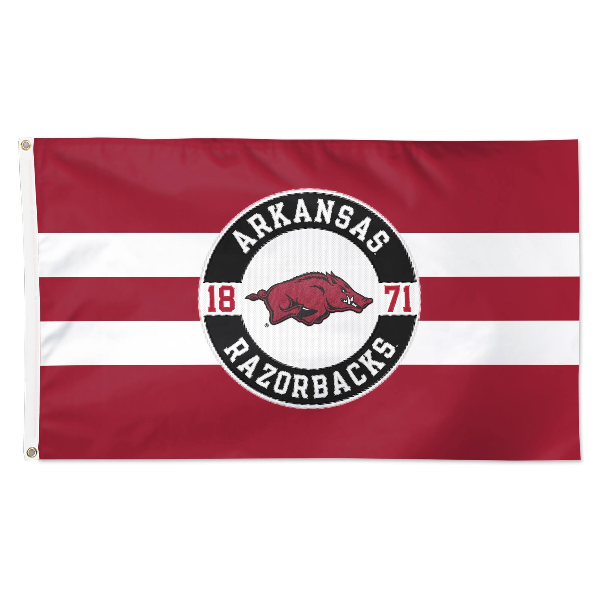 WinCraft Arkansas Razorbacks 3' x 5' Applique Flag Multicolor 202227530 ...