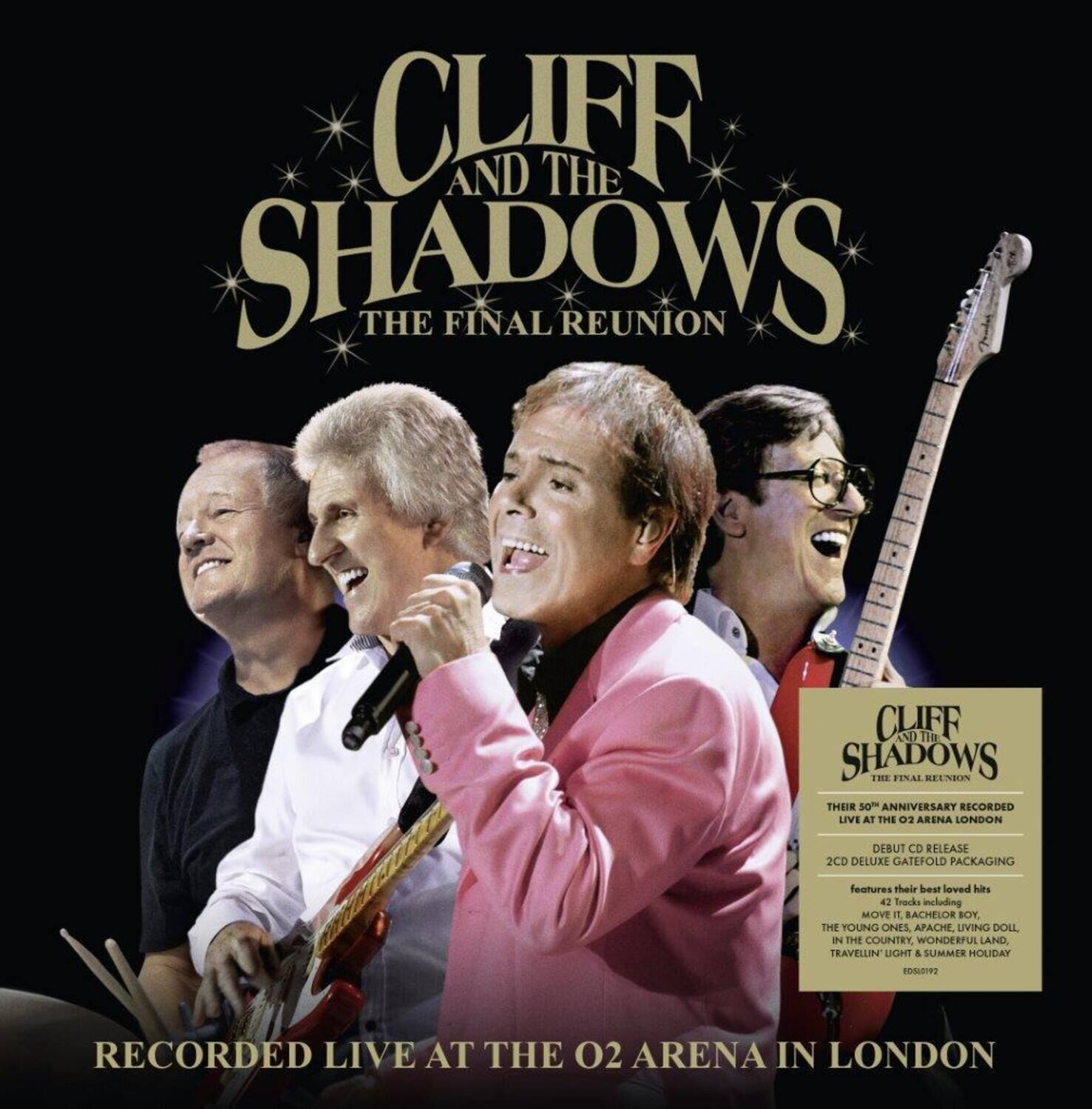 Cliff Richard & the Shadows Final Reunion Deluxe Gatefold 2CD Set ...