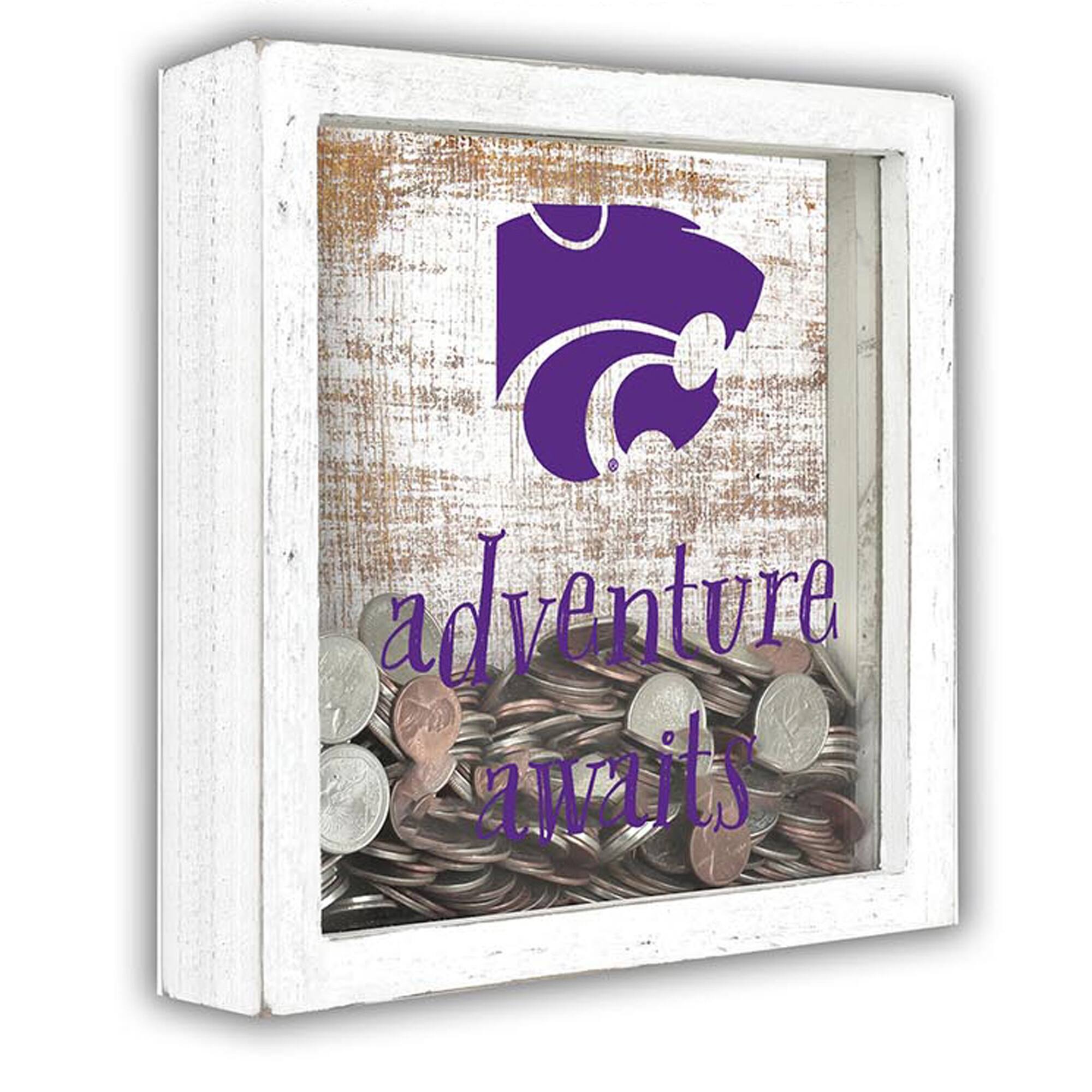 Fan Creations Kansas State Wildcats 14'' x 13'' Adventure Awaits Money ...