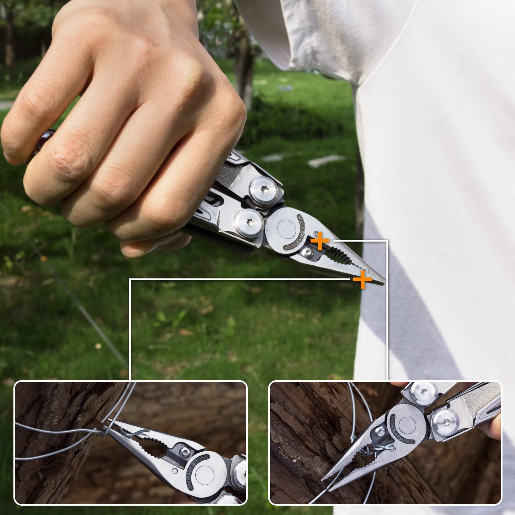 Dapper Styles Multitool 16 in 1 Multitools With Sheath Stainless Steel ...