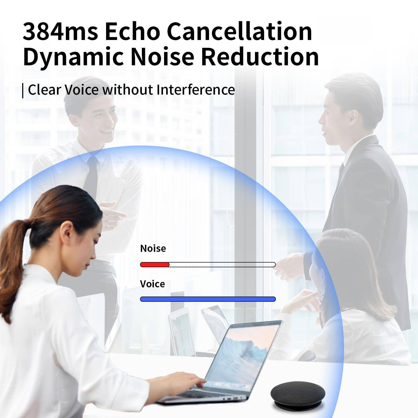 Empire DigiLabs Conference And Microphone Computer Speakers With Speakerphone Voice Pickup Max ...