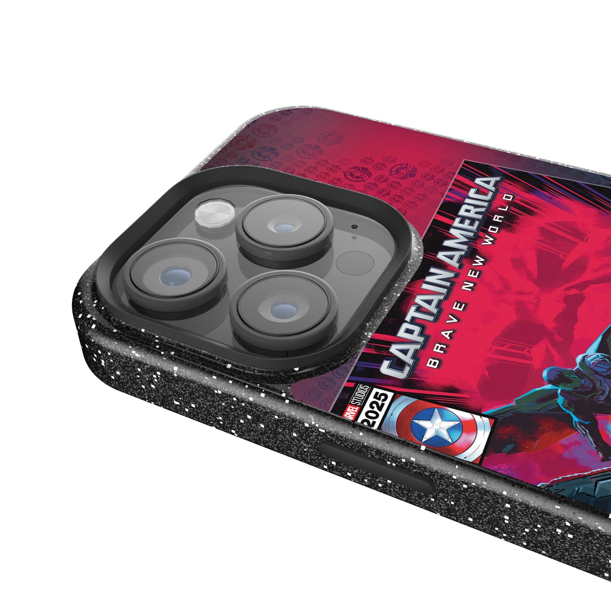 Keyscaper Marvel Cover Art Black Bling Phone Case Apple iPhone 16 Plus ...