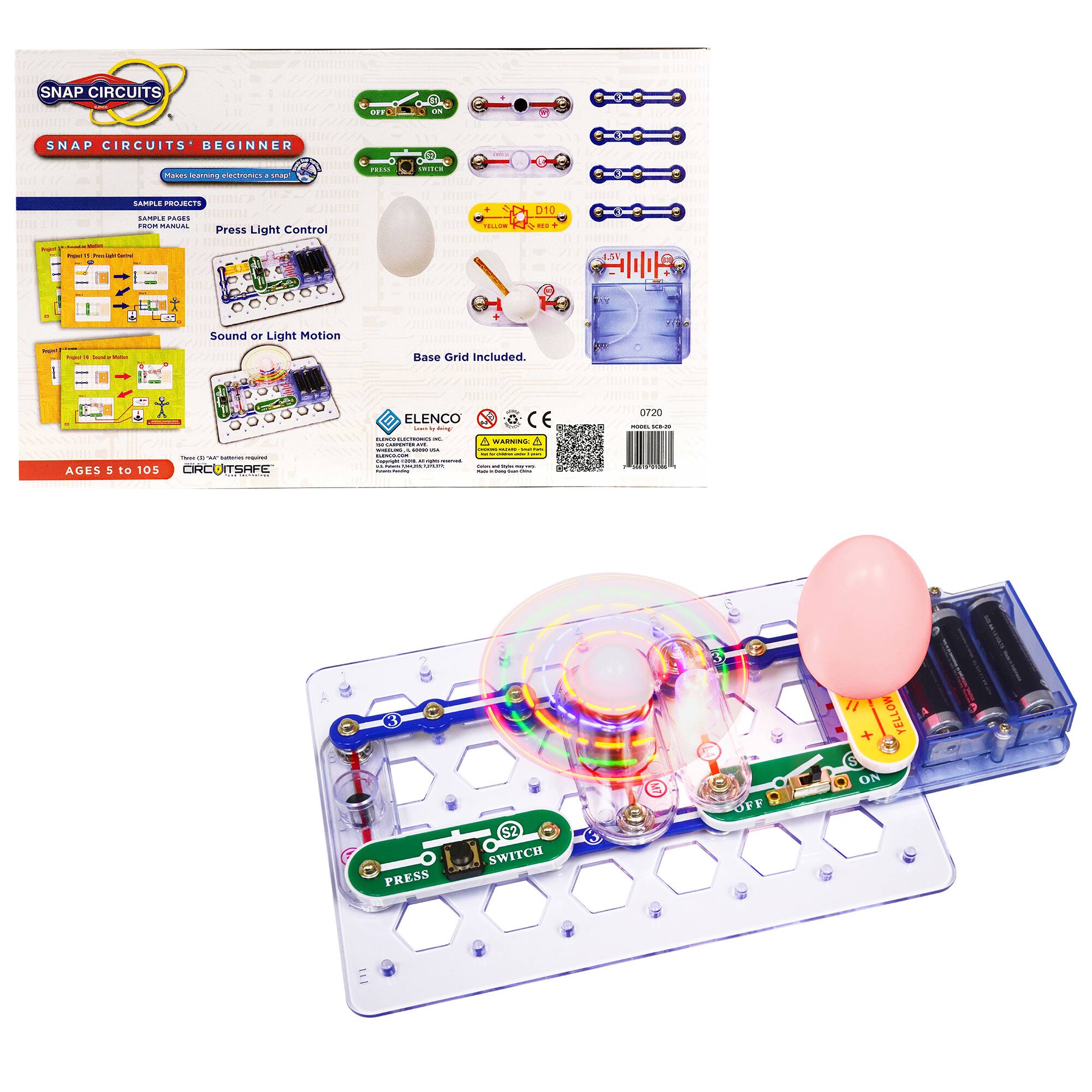 Best Buy: Elenco Snap Circuits Beginner G756619010861